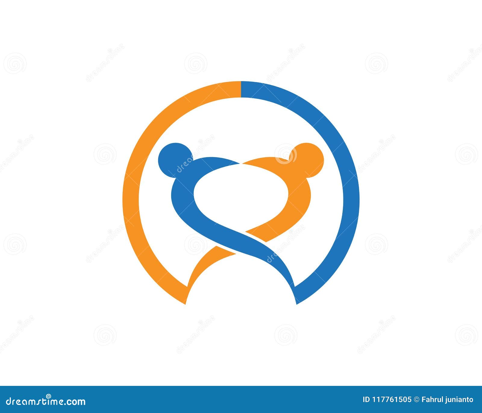 Gente Logo Design Template Del Infinito Ilustración del Vector ...