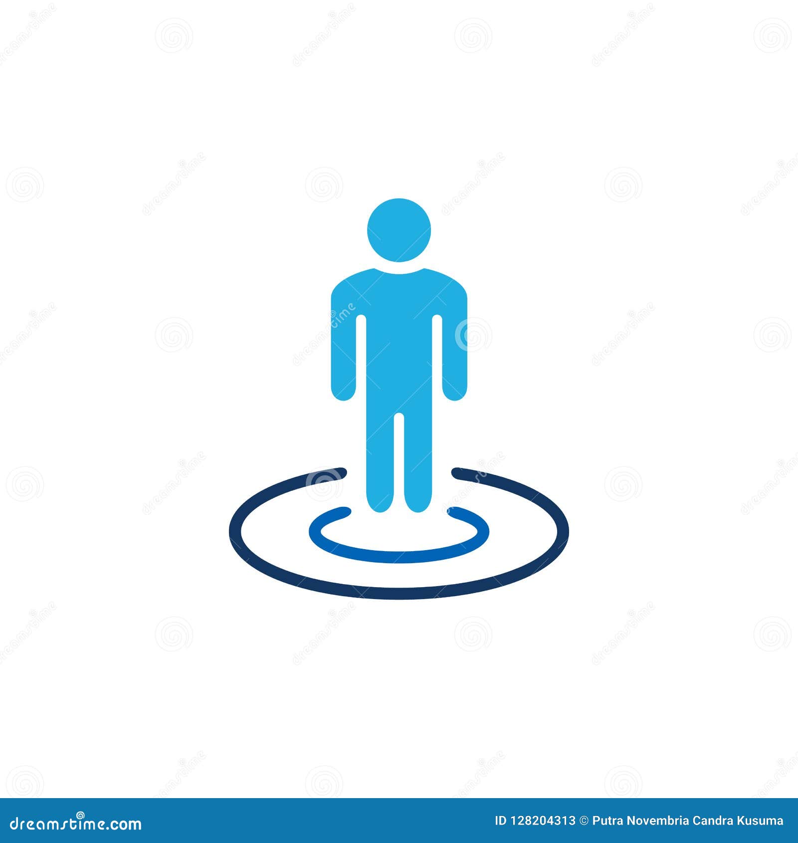 Gente Logo Icon Design De La Blanco Ilustración del Vector ...