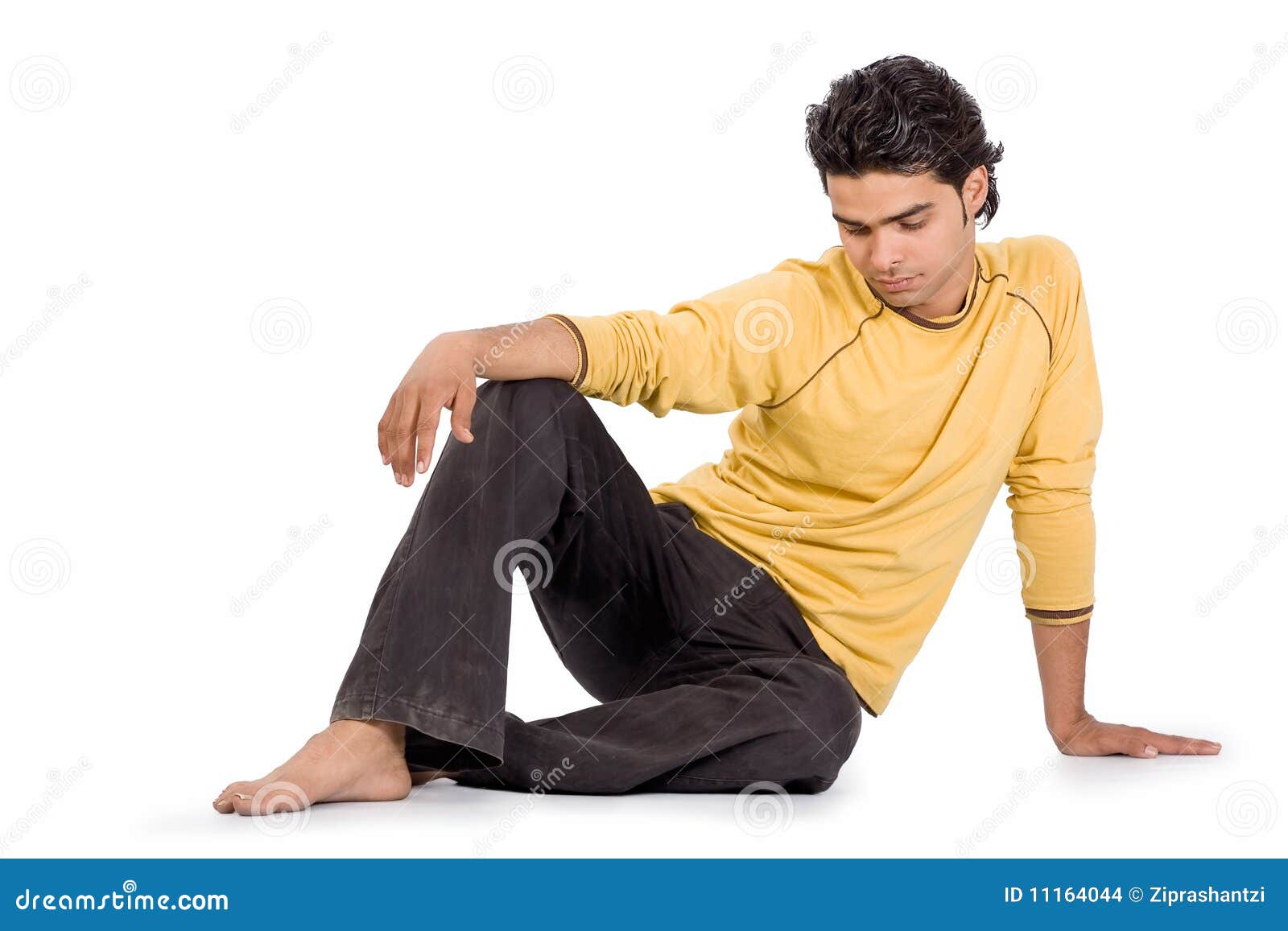 Gentil homme dans l'action photo stock. Image du personne - 11164044