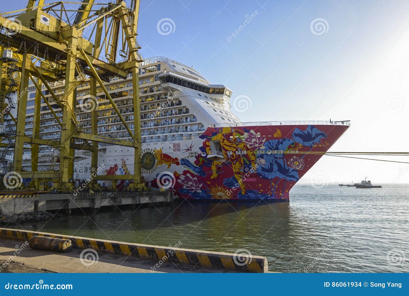 Genting dream cruises editorial stock image. Image of luxury - 86061934