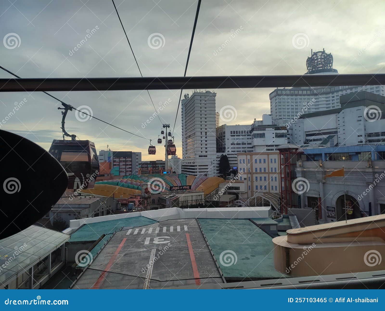 Sunset Of Genting Highland With Telecom Tower Royalty-Free Stock ...