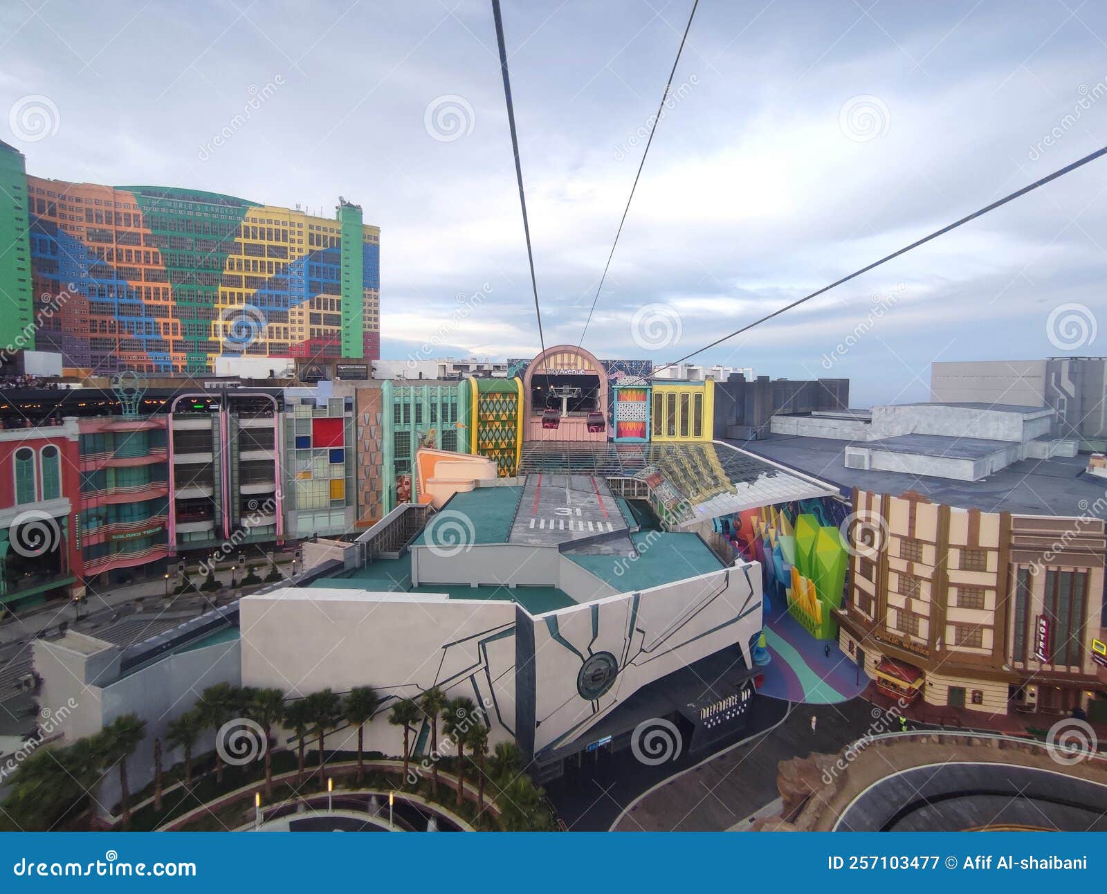 Sunset Of Genting Highland With Telecom Tower Royalty-Free Stock ...