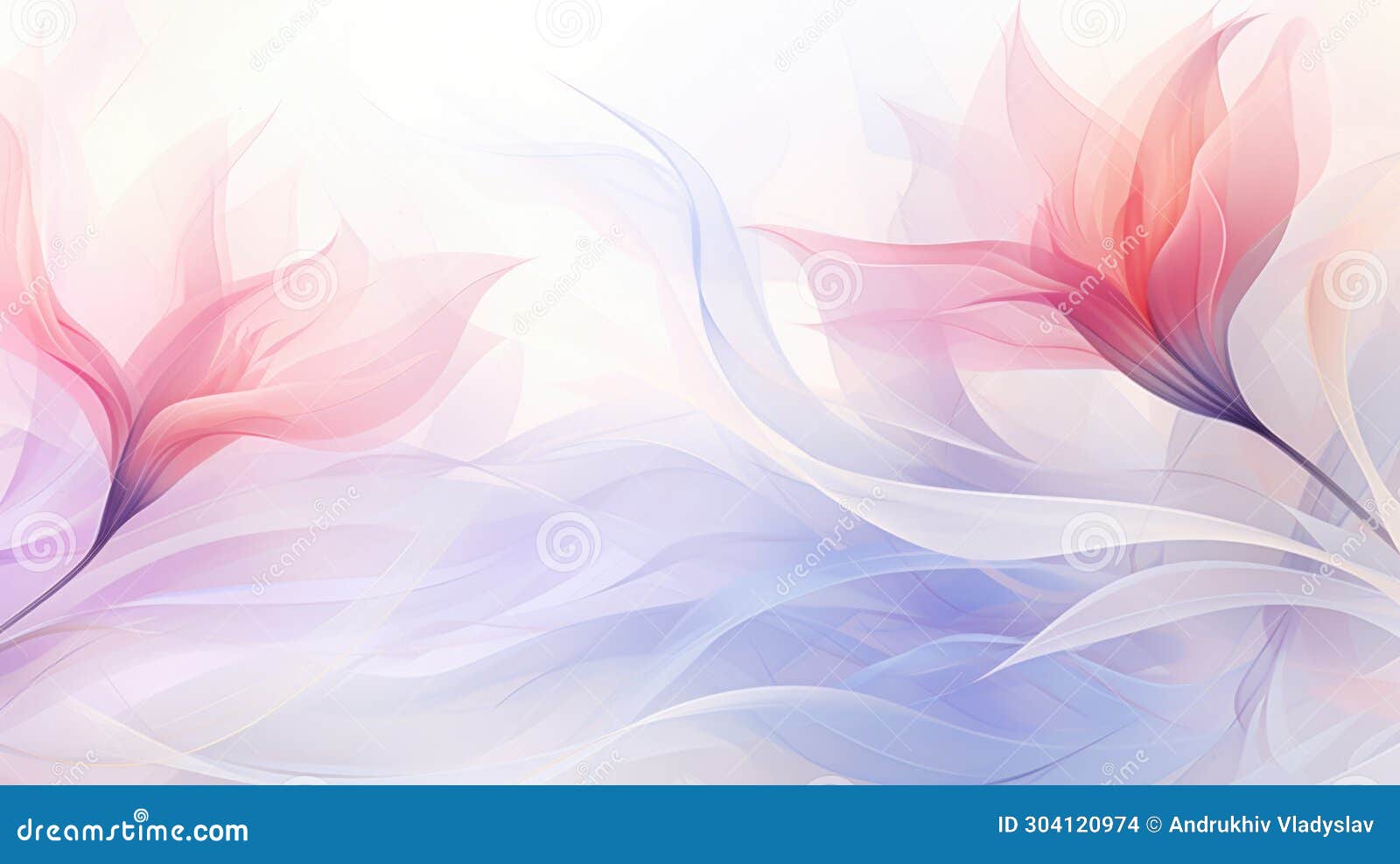 Gentle Abstract Floral Background, Abstract Illustration Stock ...