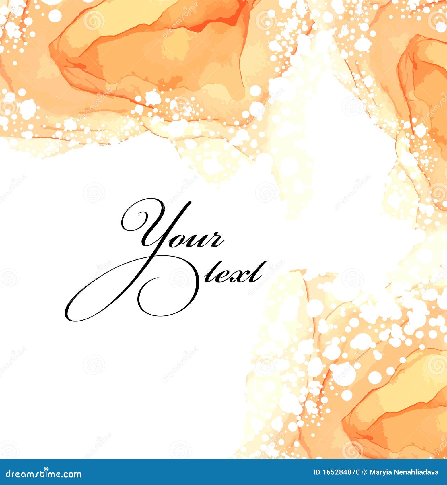 Gentle Abstract Watercolor Background and White Dots. Vector ...