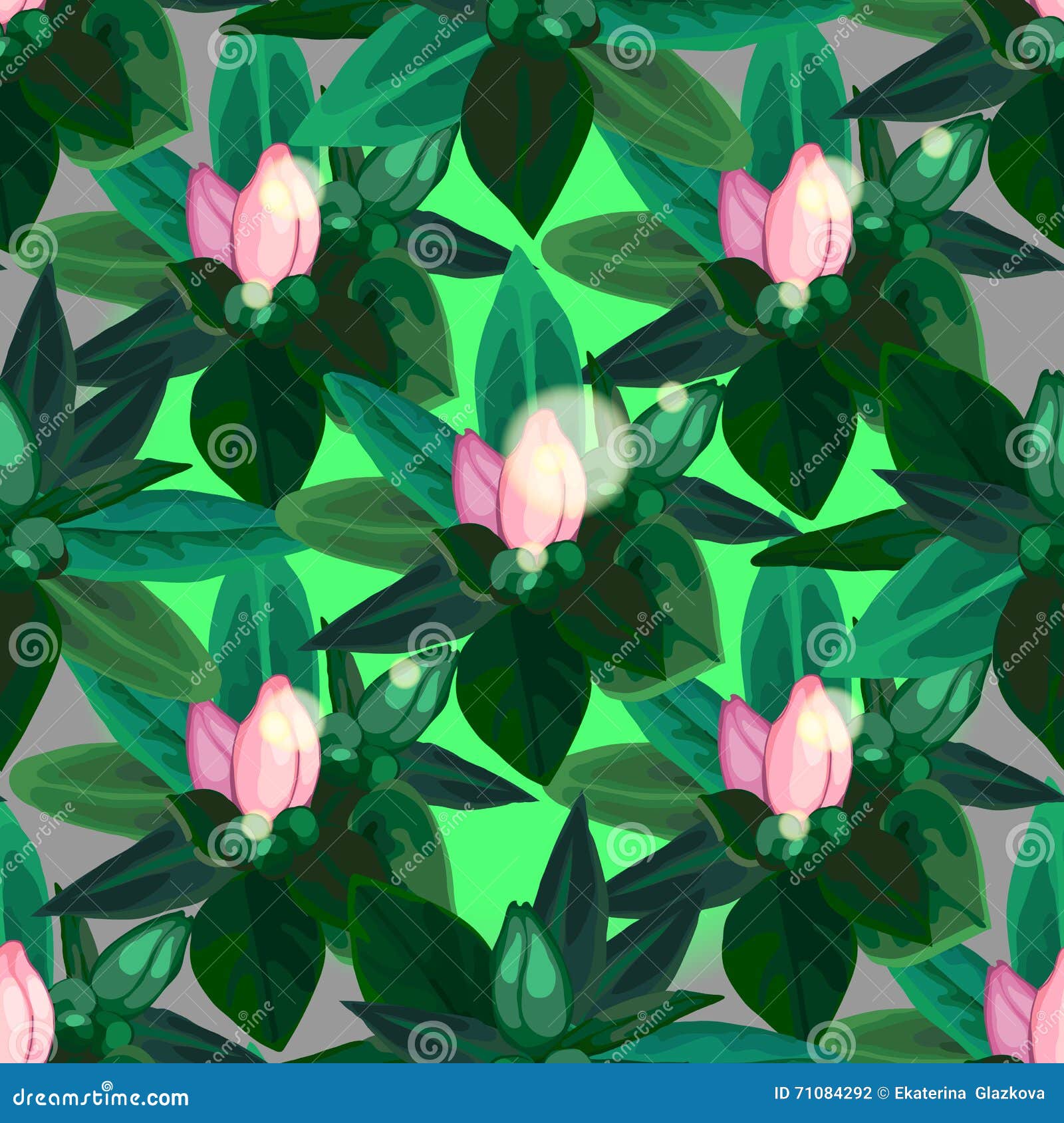 Gentle azalea pattern stock vector. Illustration of garden - 71084292