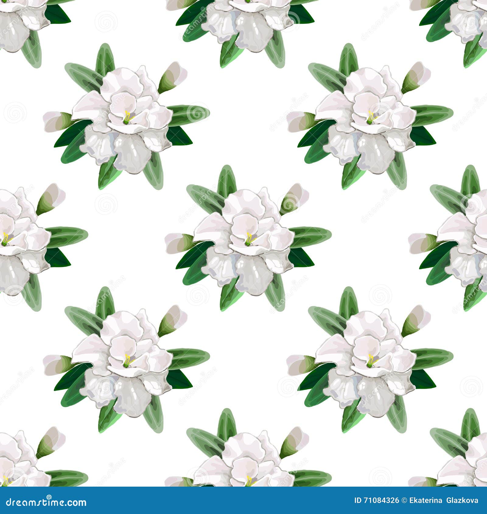 Gentle azalea pattern stock vector. Illustration of endless - 71084326