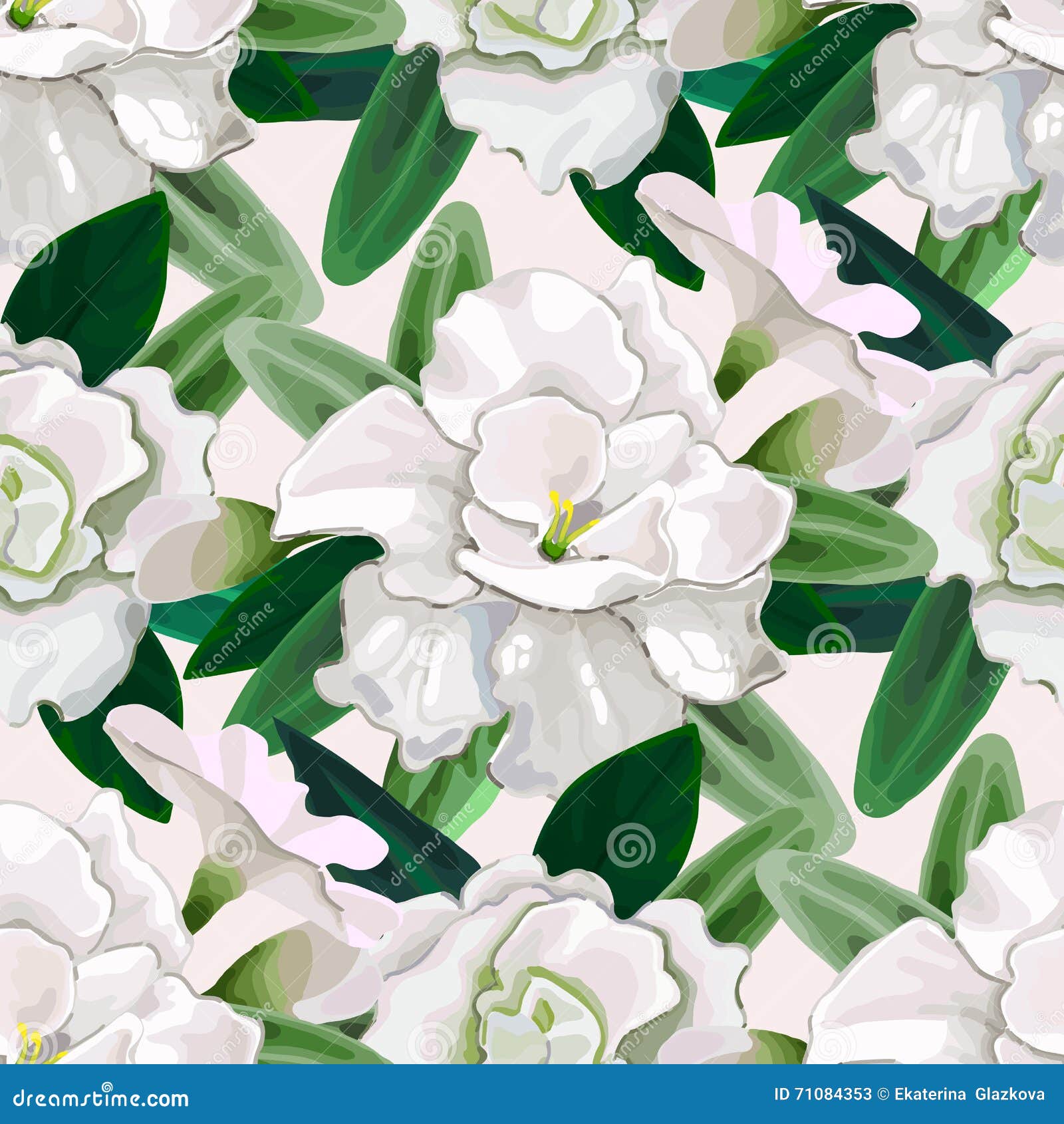 Gentle azalea pattern stock vector. Illustration of botanical - 71084353