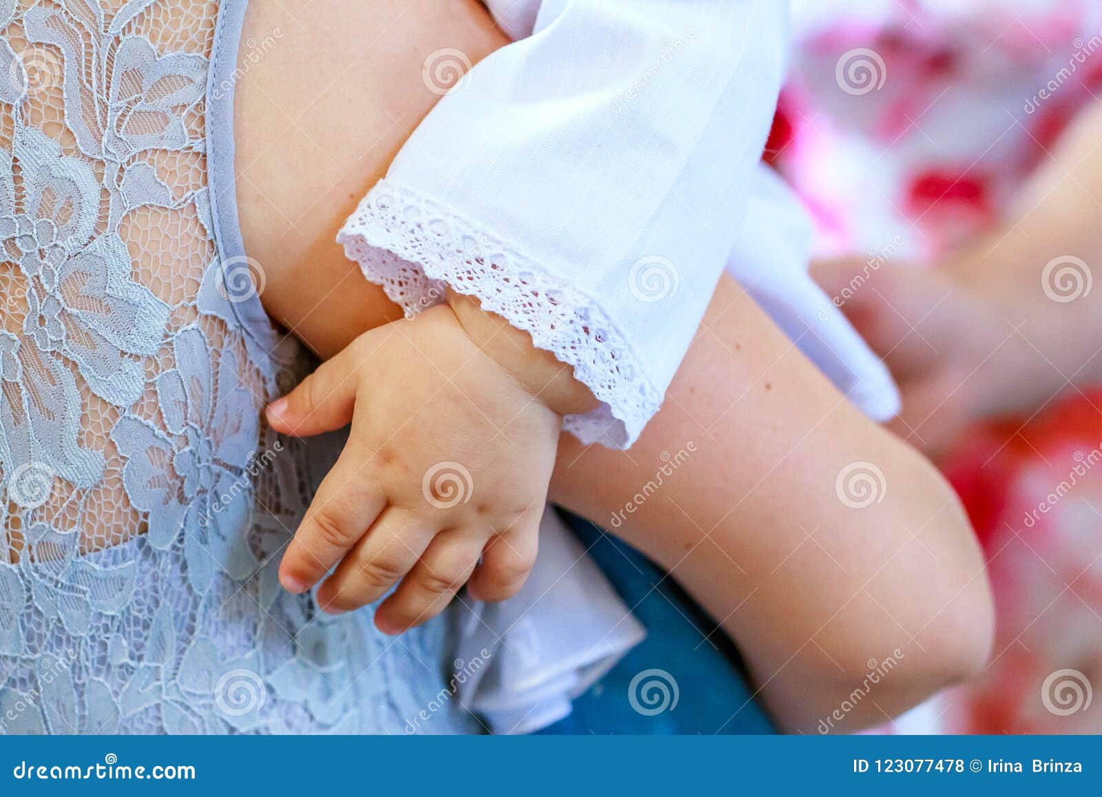 Gentle baby handle in blur stock photo. Image of blur - 123077478