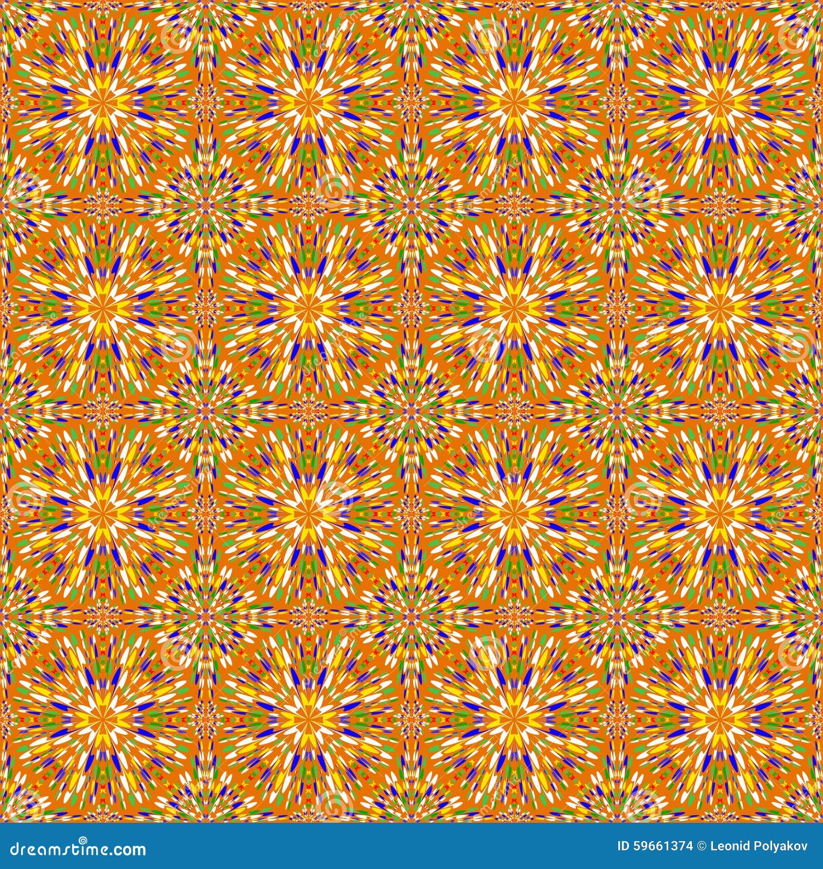 Gentle Beautiful Colored Abstract Seamless Pattern in Retro Style ...