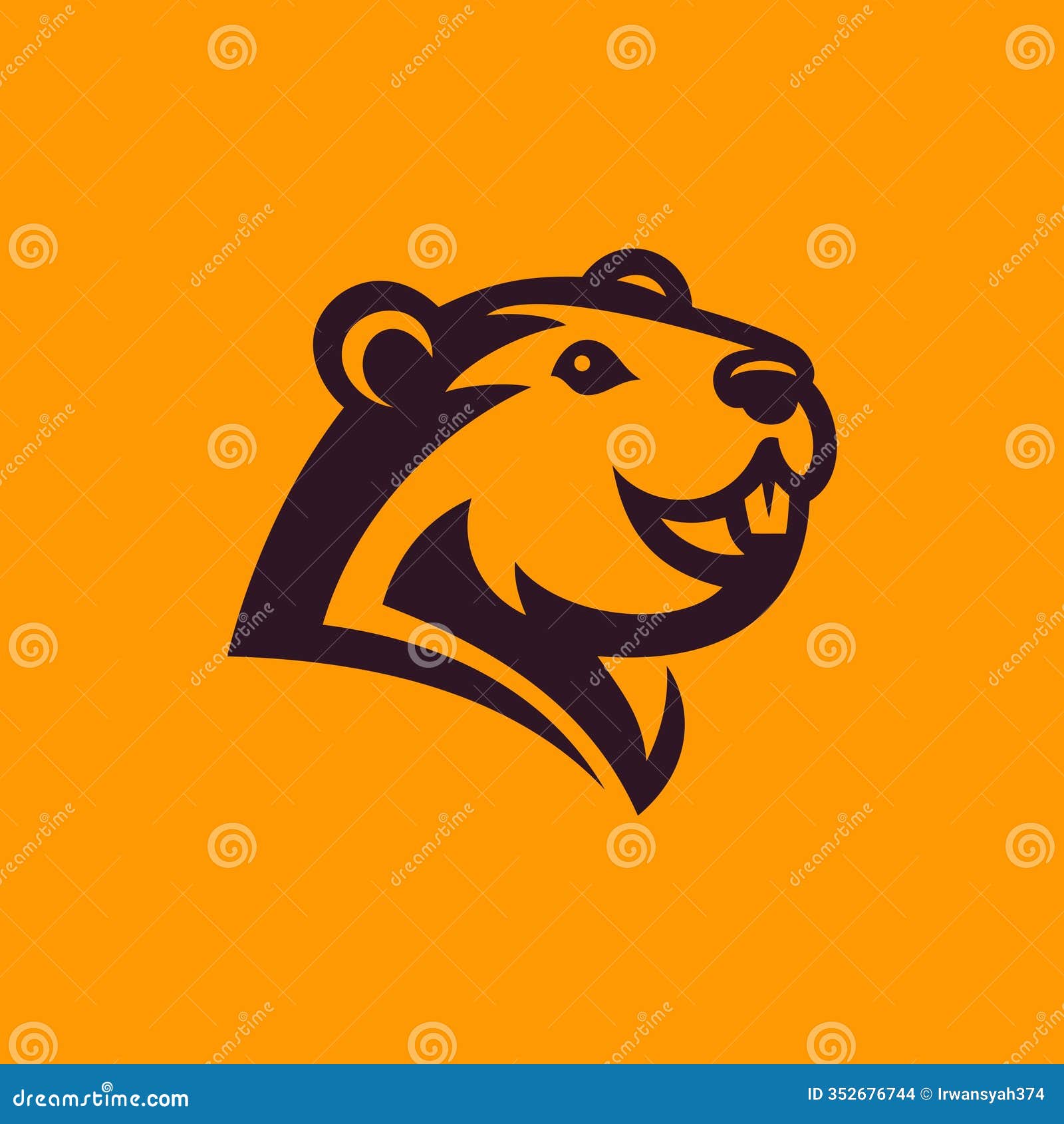 Beaver Logo Vector, Creative Beaver Logo Design Concepts Template, Icon ...