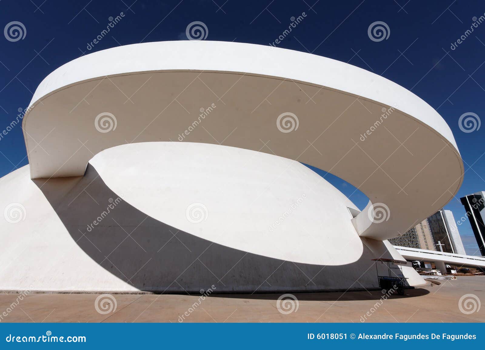 Gentle Curve in Brasilia Brazil Editorial Photo - Image of shadow ...