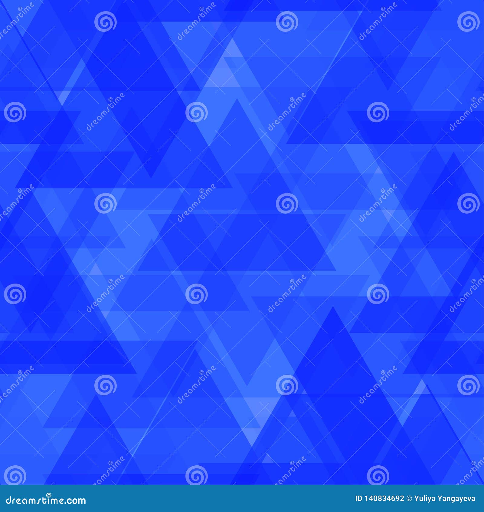 Gentle Dark Blue Triangles in the Intersection and Overlay Stock Vector ...