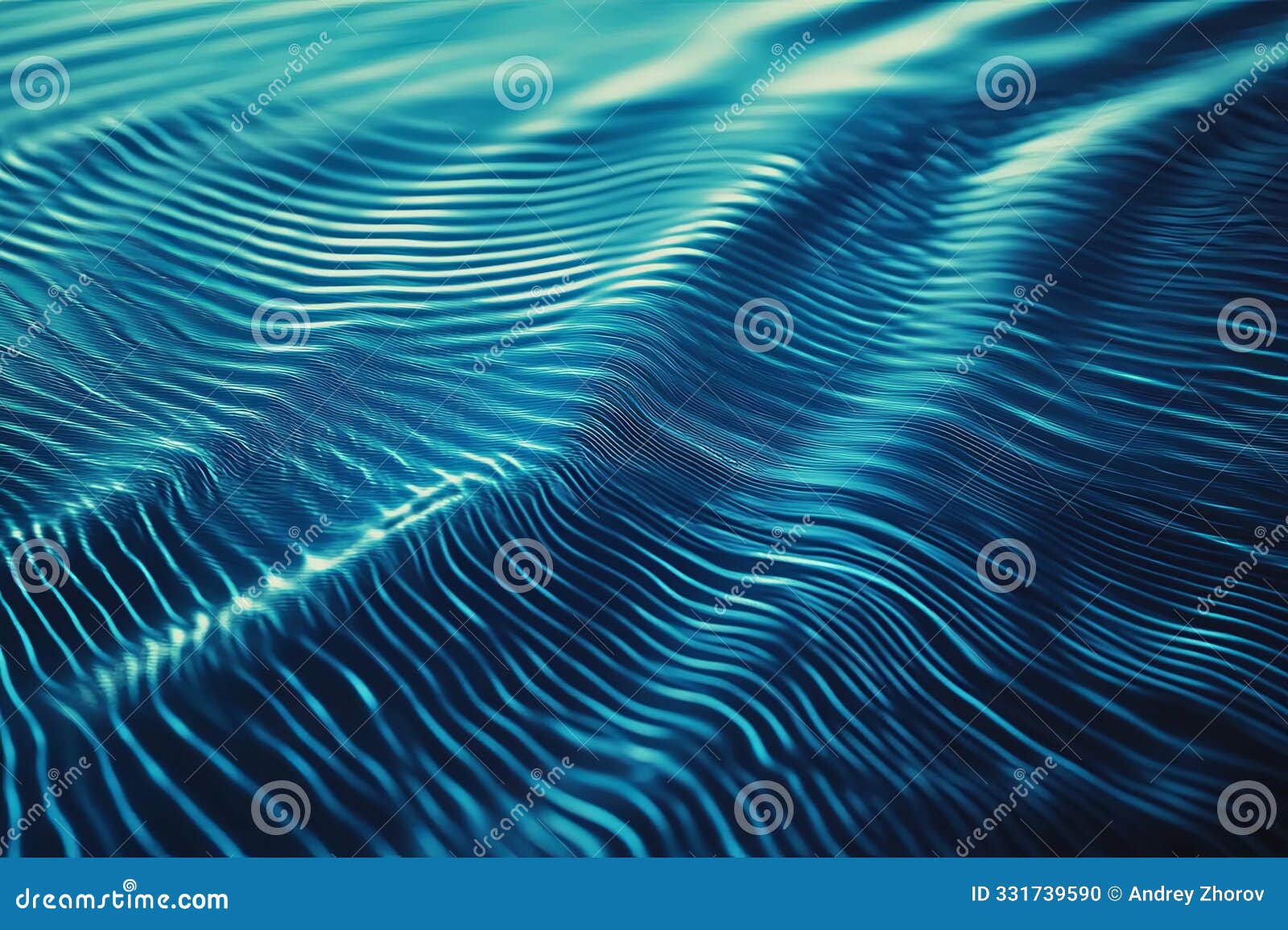 Gentle Ripples Create a Mesmerizing Pattern on the Surface of Water As ...