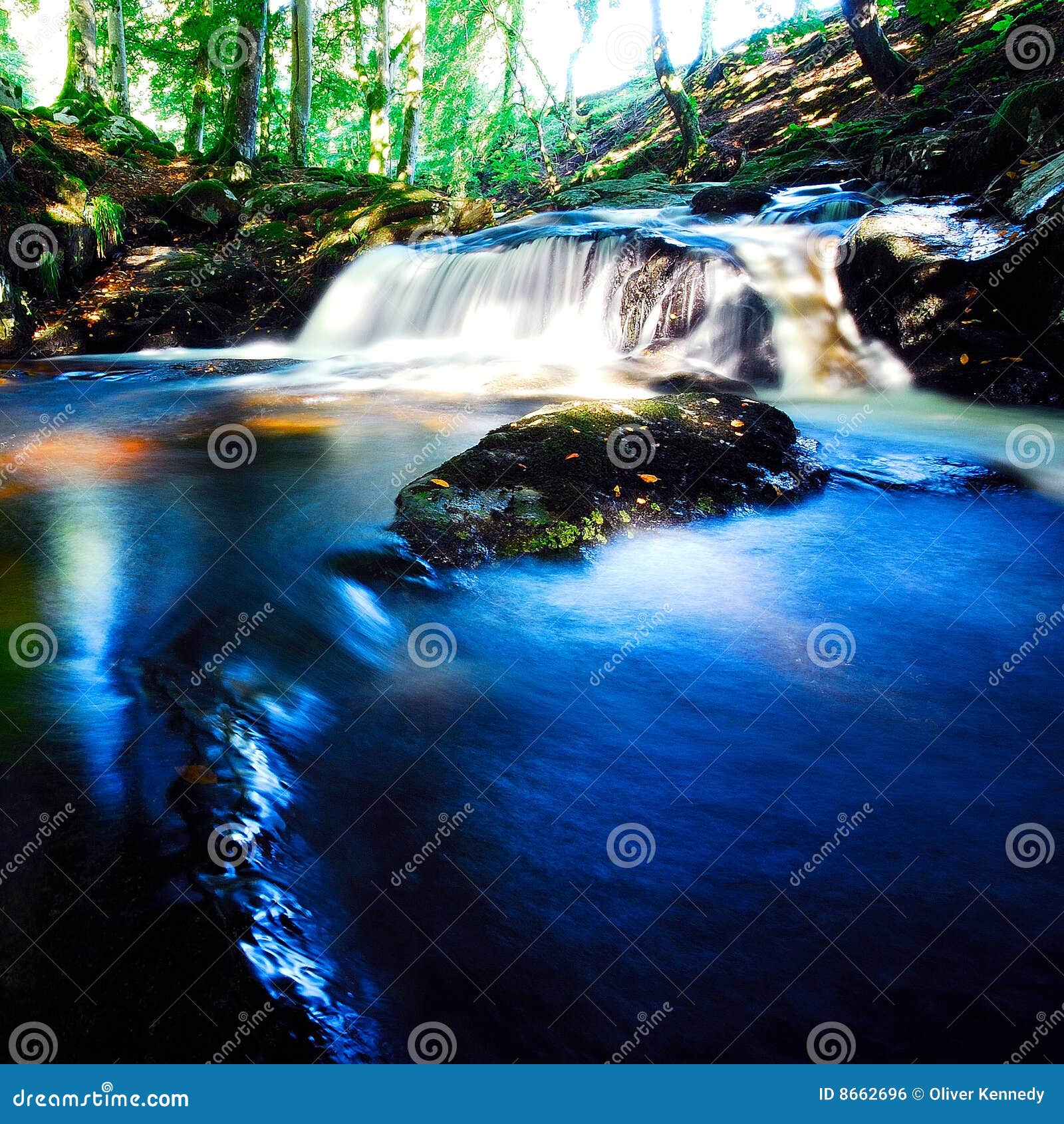 Gentle river stock photo. Image of stream, water, ireland - 8662696