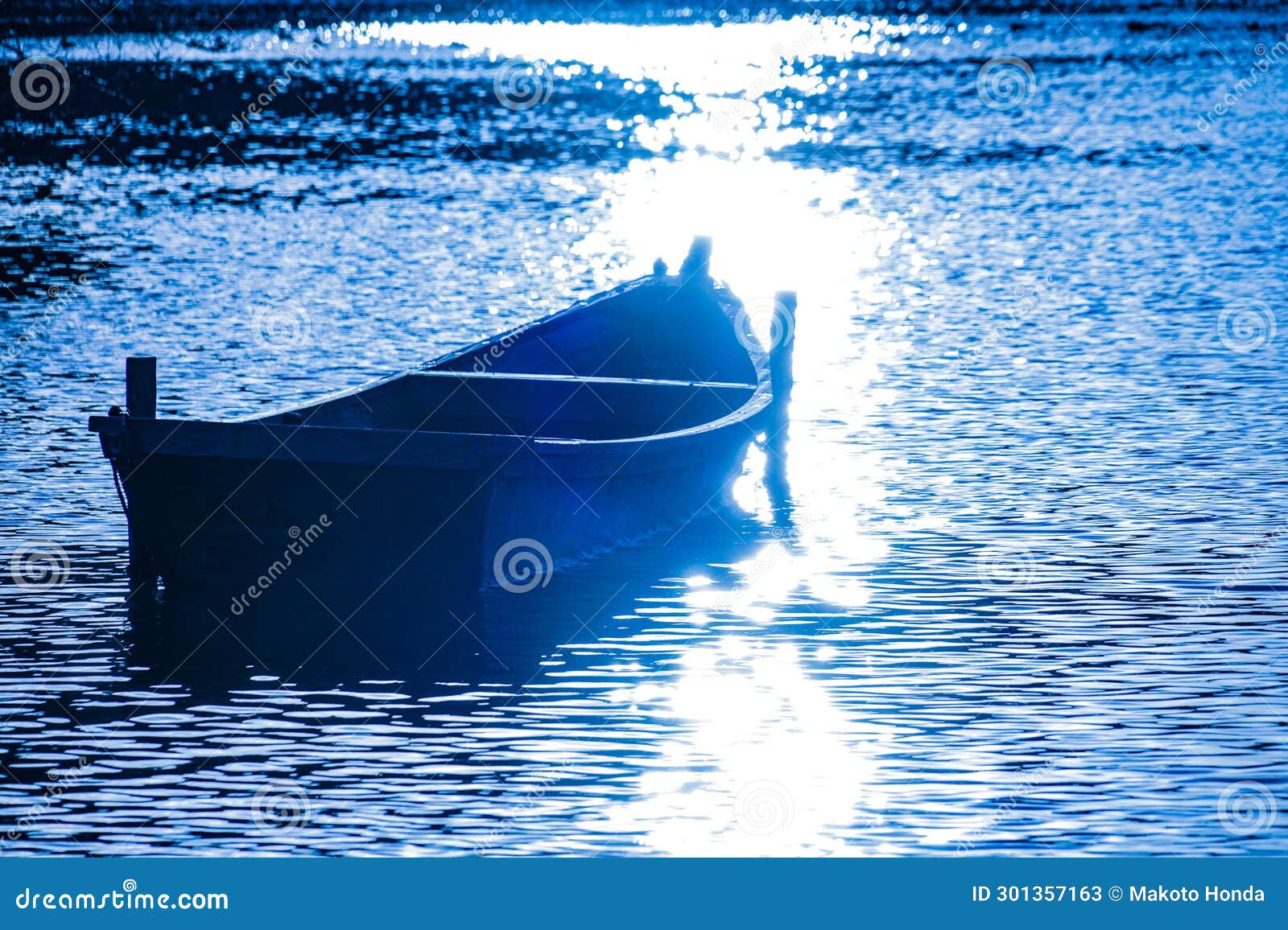A gentle river wooden boat stock image. Image of trees - 301357163