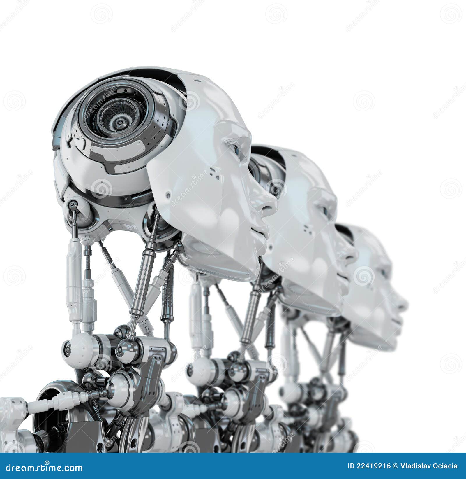 Gentle robotic women stock photo. Image of manlike, modern - 22419216