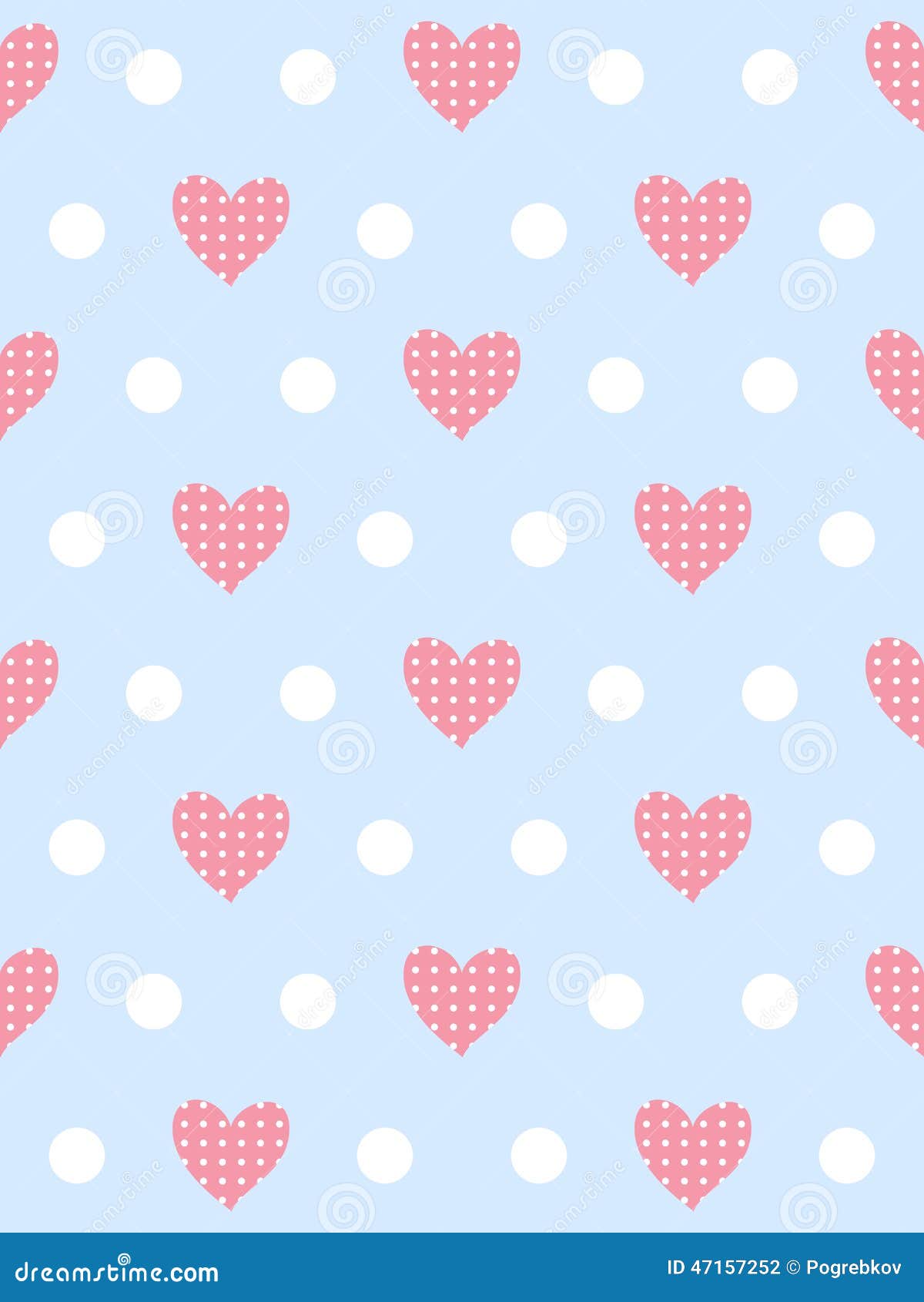 Gentle romantic pattern stock vector. Illustration of gentle - 47157252