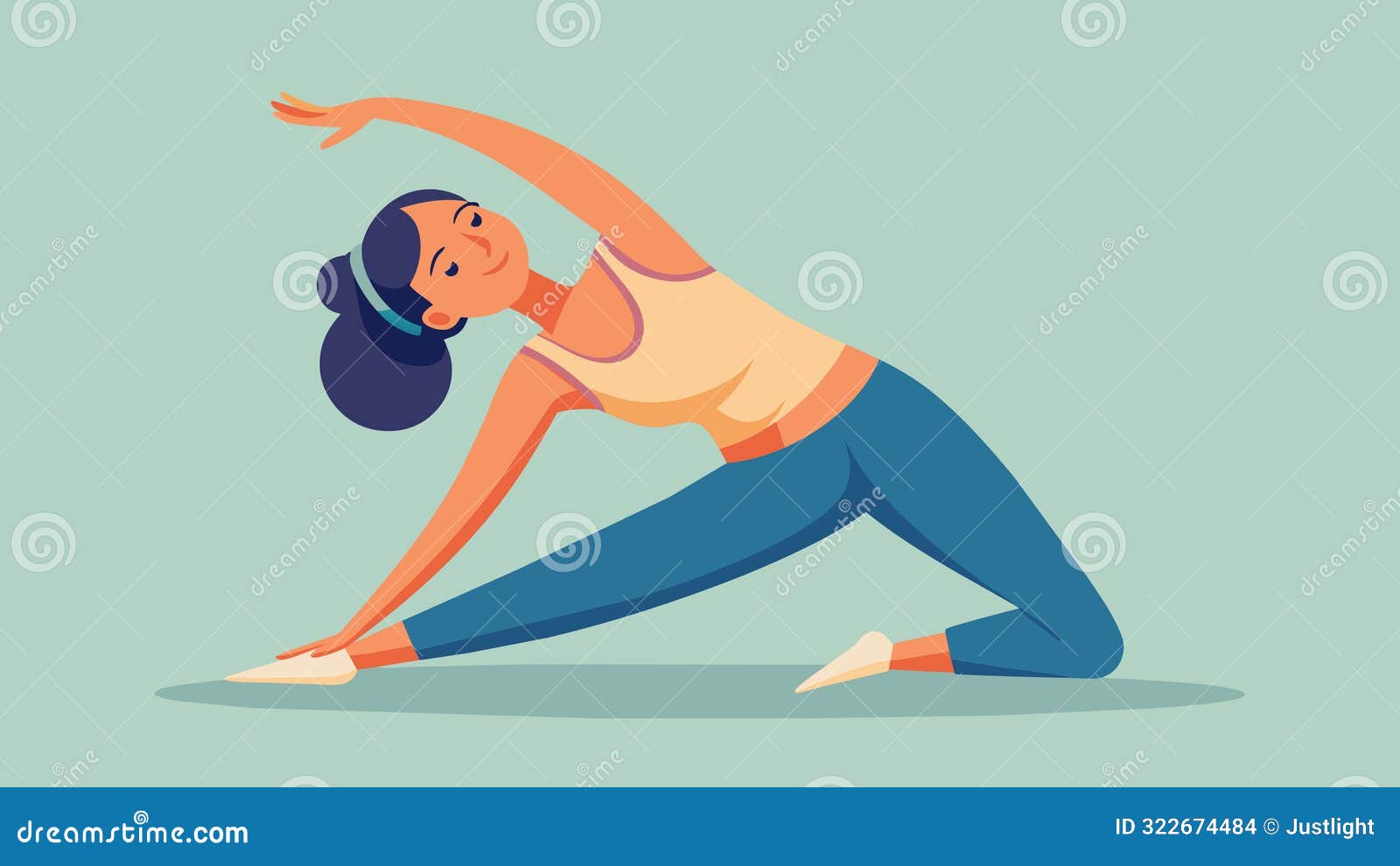 A Gentle Side Stretch Encouraging the Release of Negative Emotions and ...