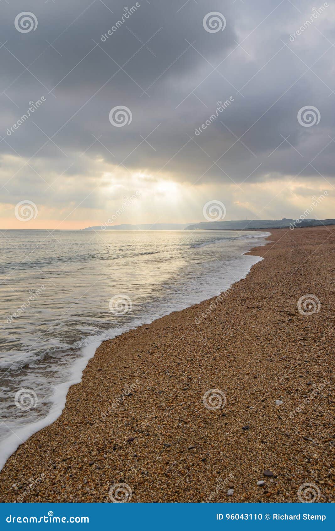 Gentle surf stock photo. Image of overcast, nature, carefree - 96043110