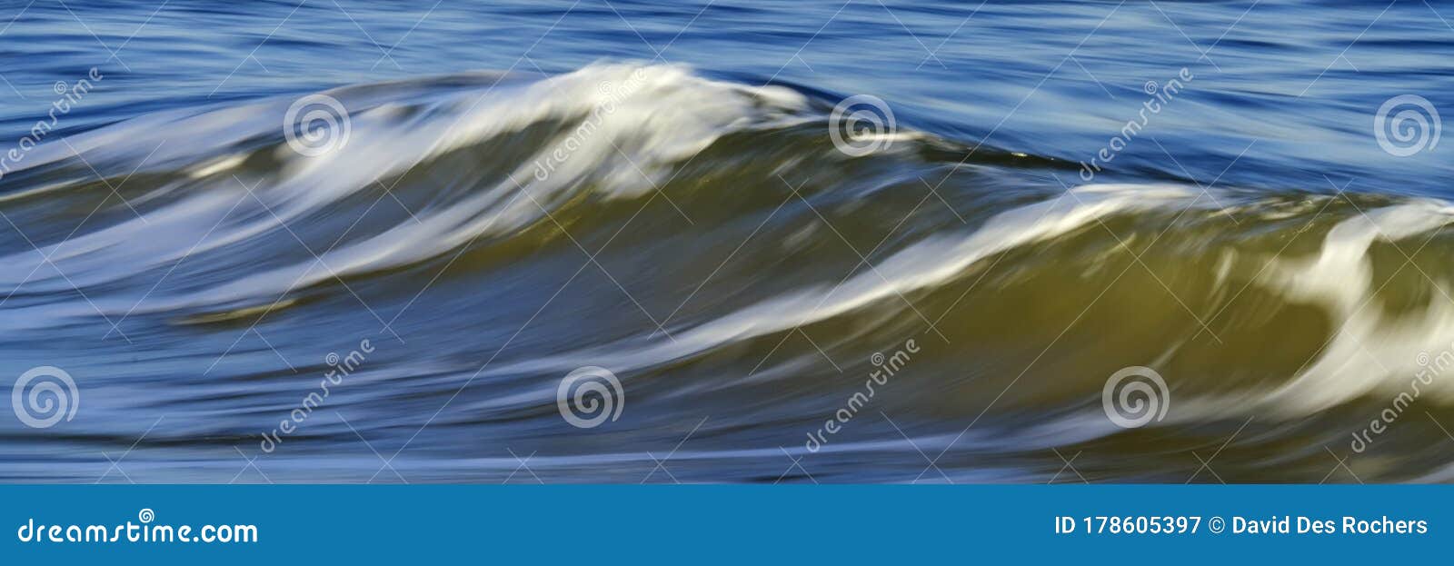 Gentle Wave Banner stock image. Image of gentle, peaceful - 178605397
