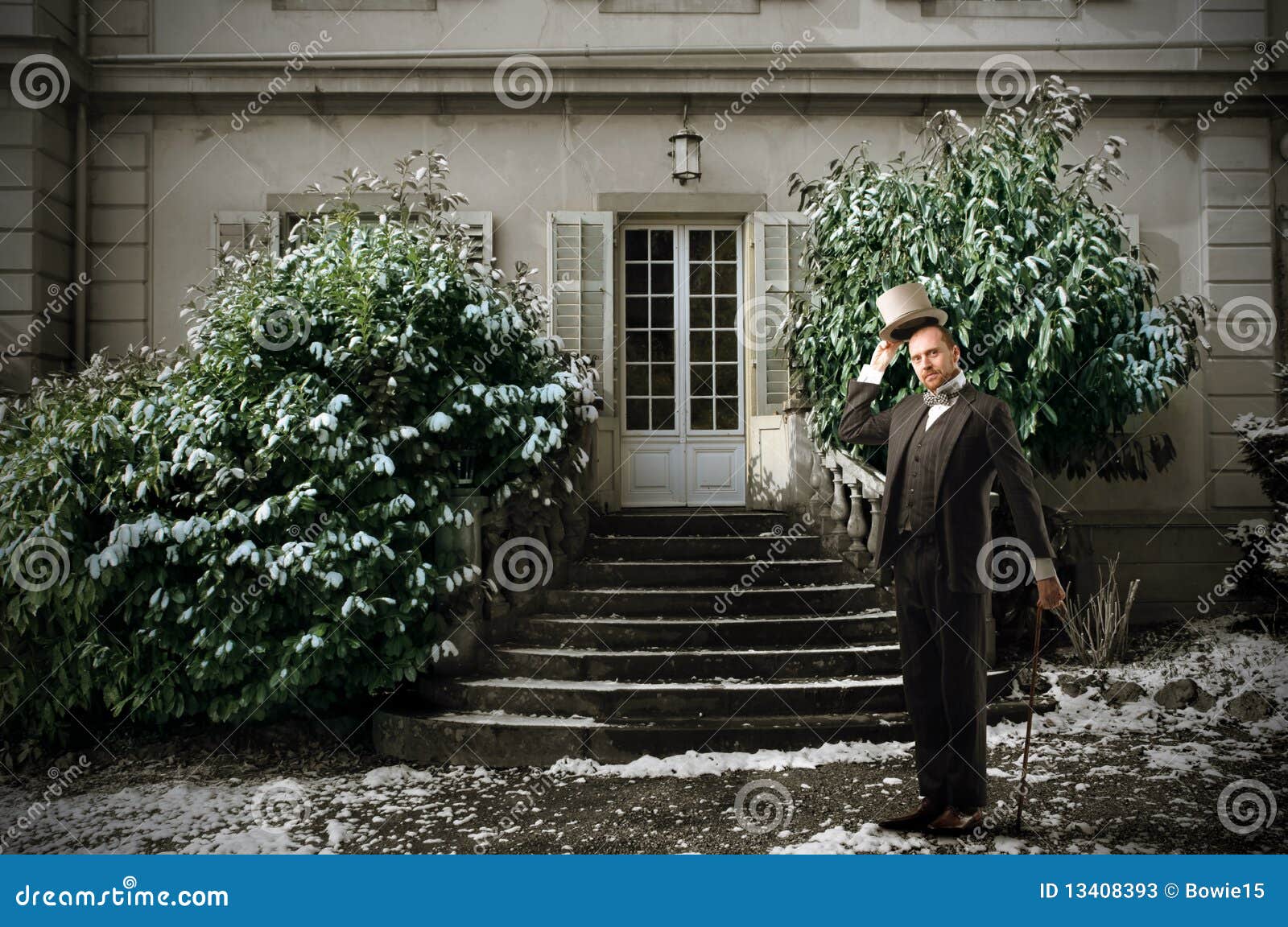 Gentleman stock image. Image of english, business, snow - 13408393