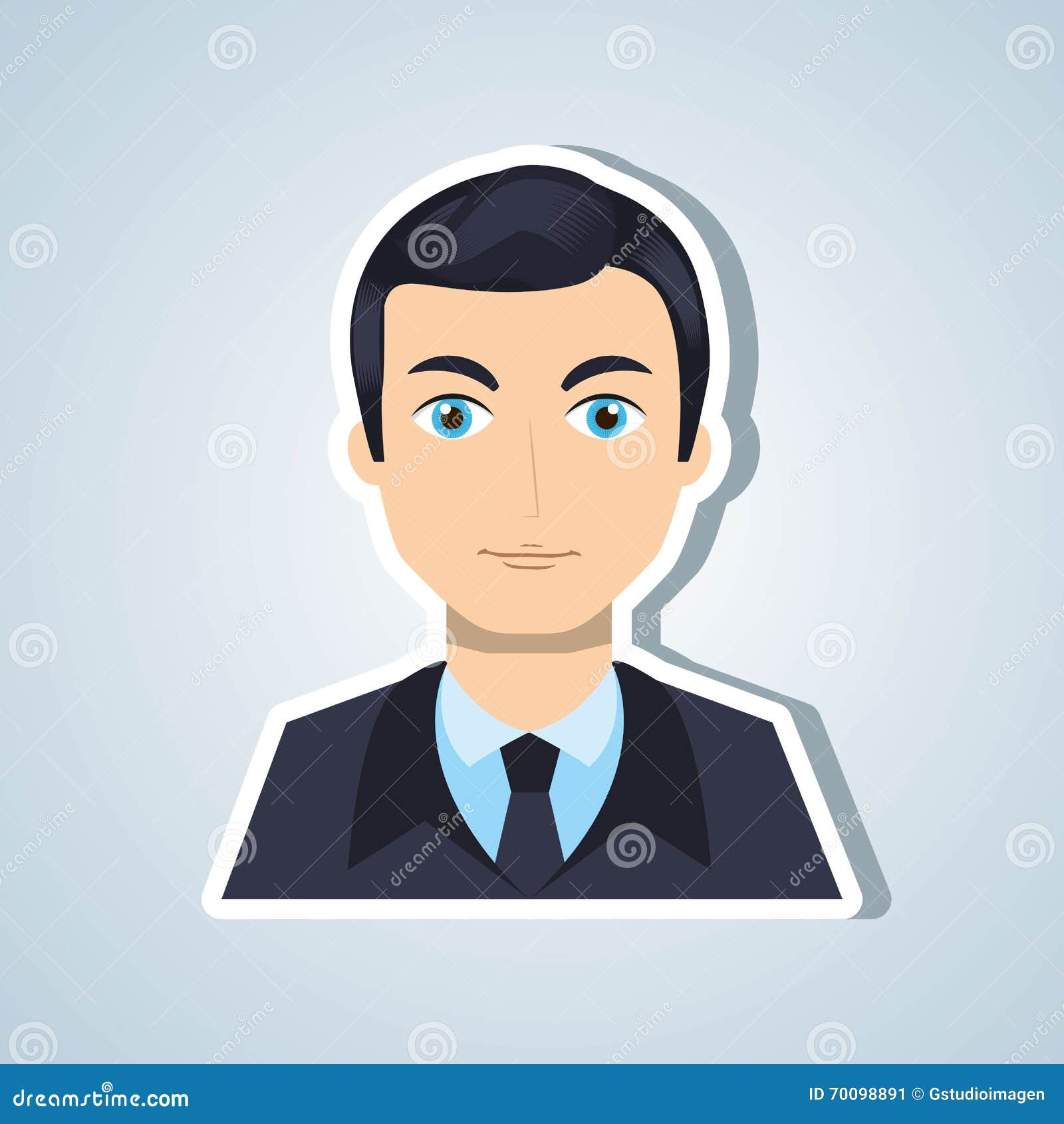 Gentleman avatar design stock illustration. Illustration of element ...