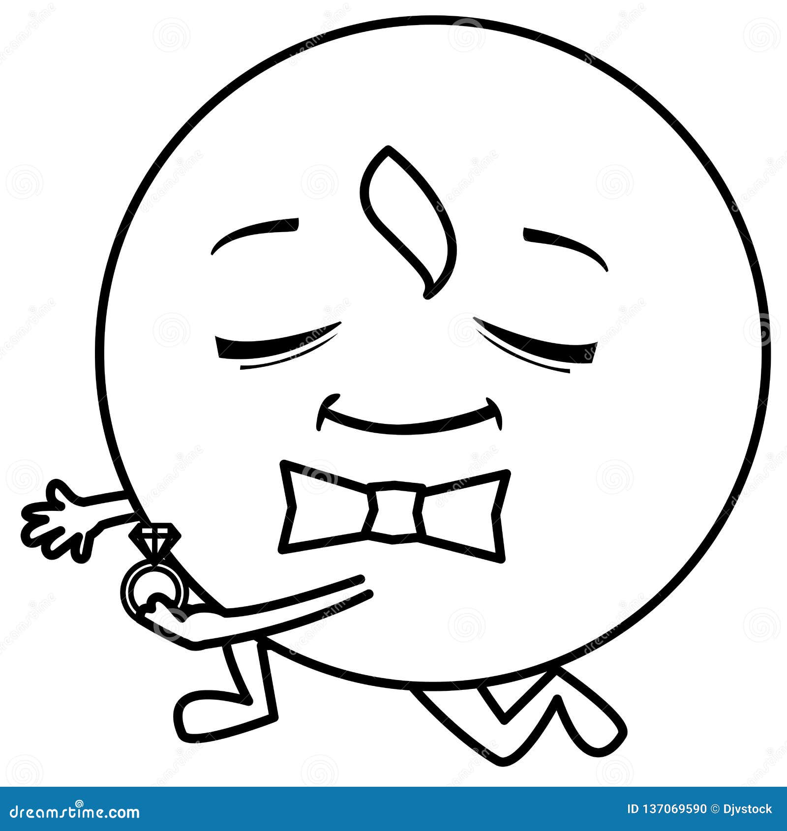 Gentleman Emoticon. Sir Icon With Mustache And Monocle. Stock ...