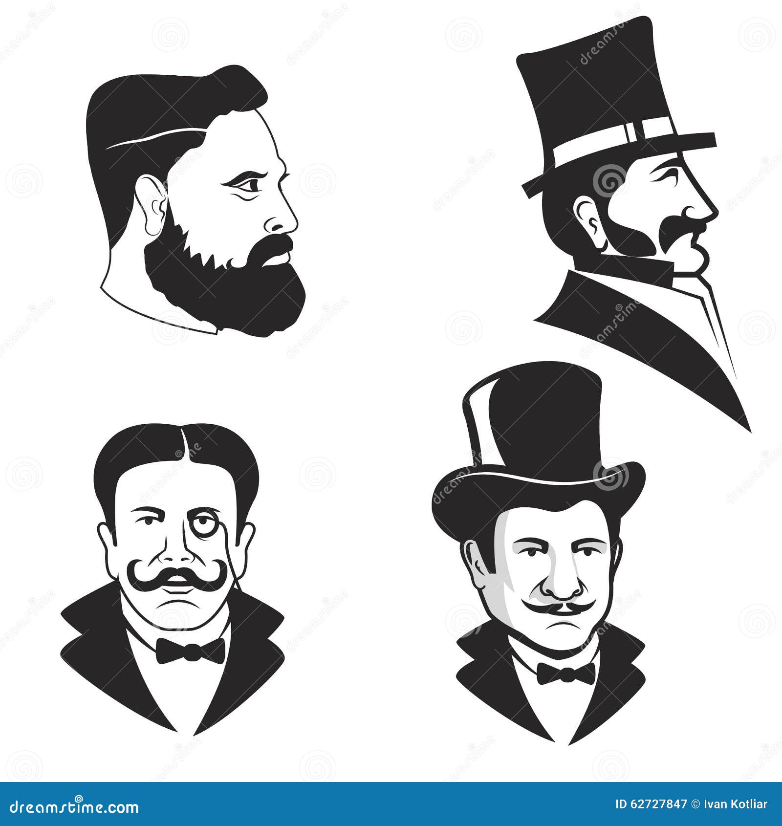 Gentleman stock vector. Illustration of clip, drawing - 62727847