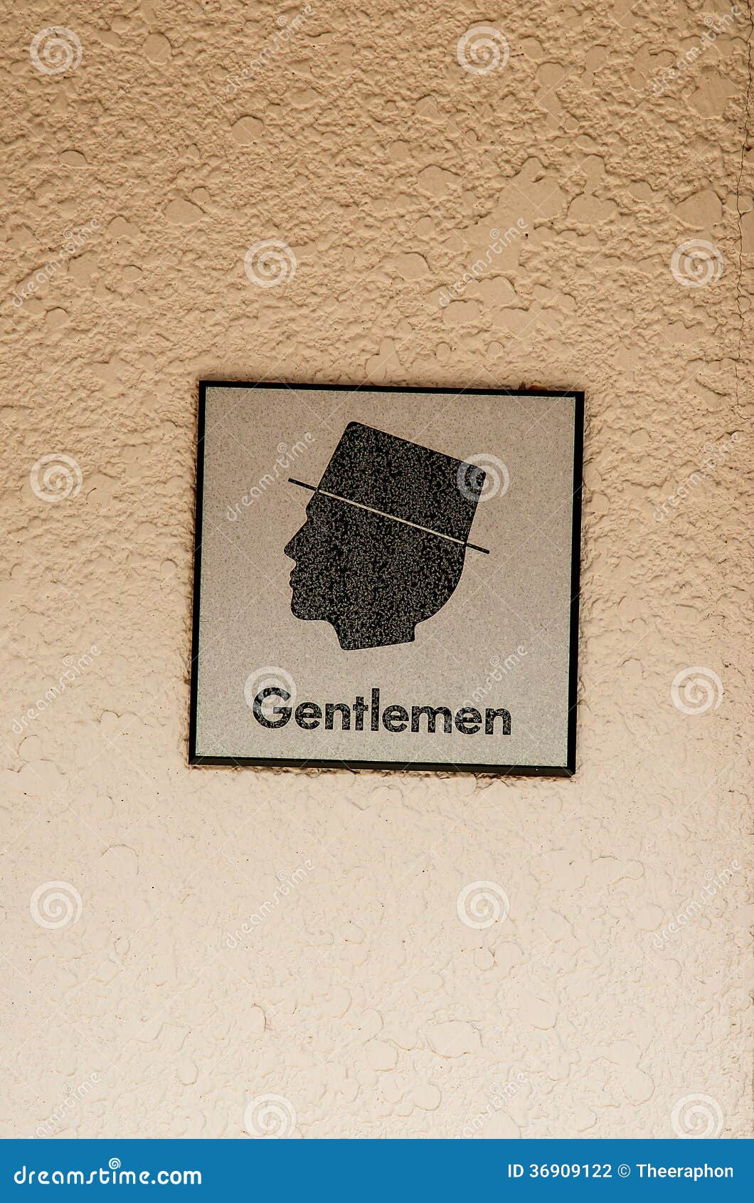Gentleman sign stock photo. Image of travel, style, fashion - 36909122