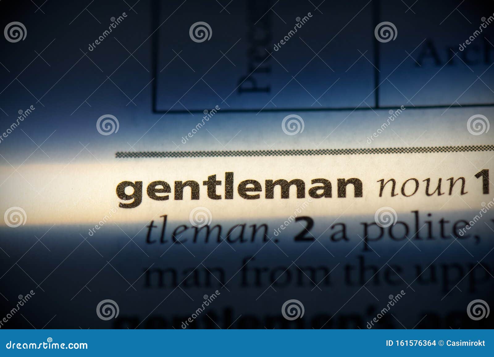 Gentleman stock photo. Image of text, reference, word - 161576364