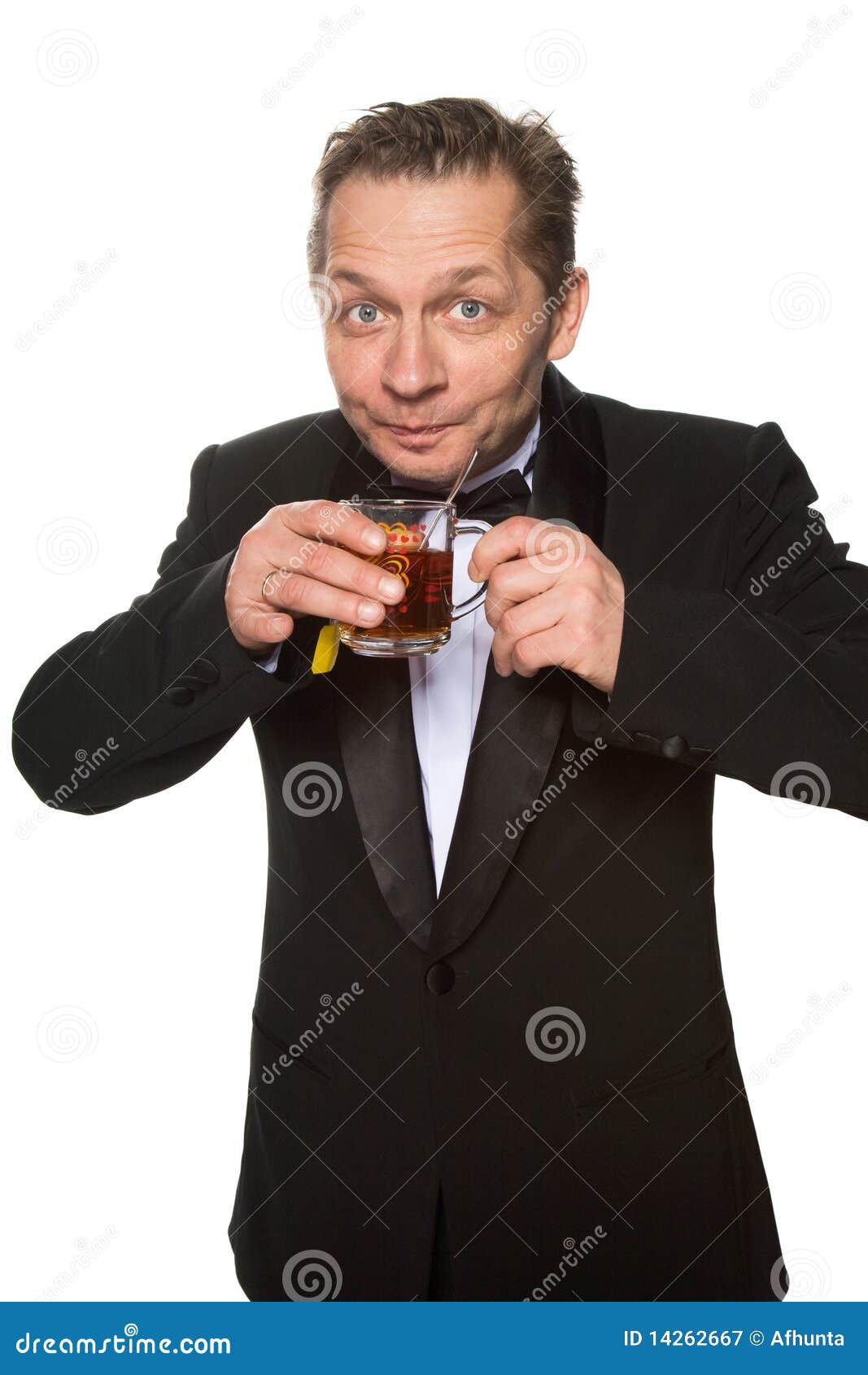 Gentlemen drinking stock image. Image of breakfast, drinking - 14262667
