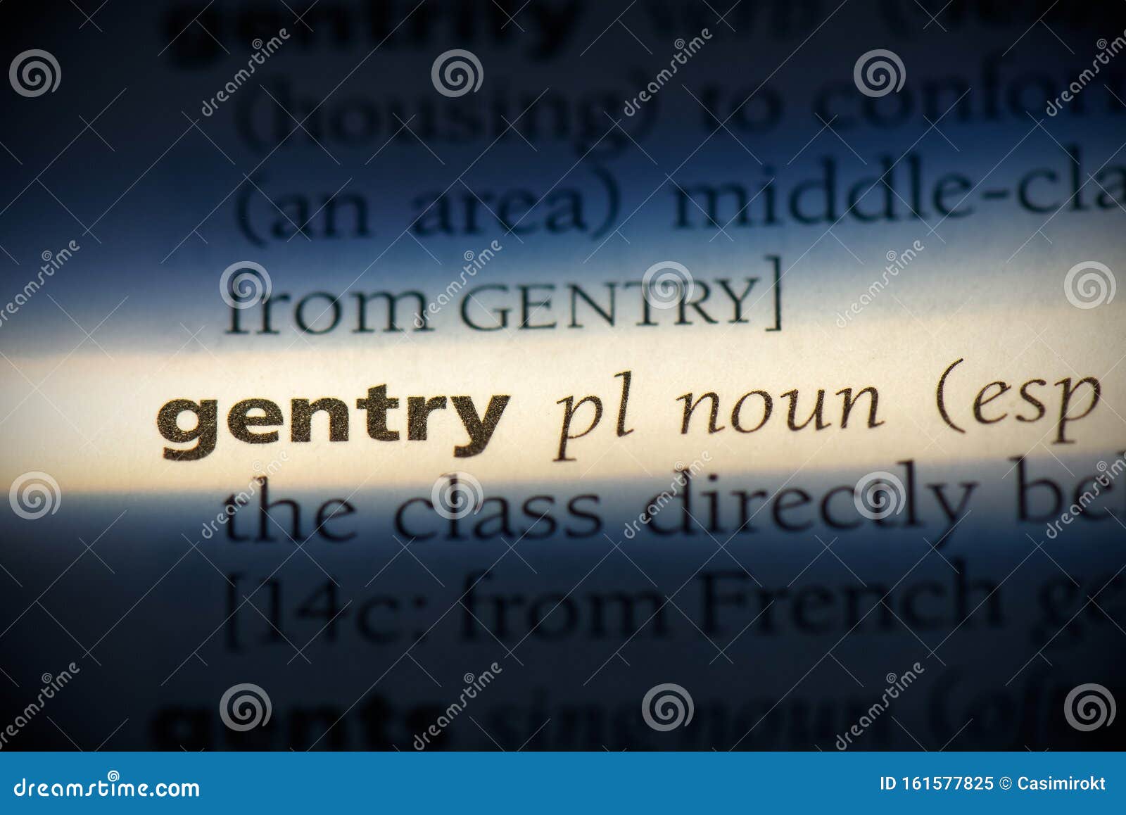 Gentry stock image. Image of linguistic, gentry, paper - 161577825