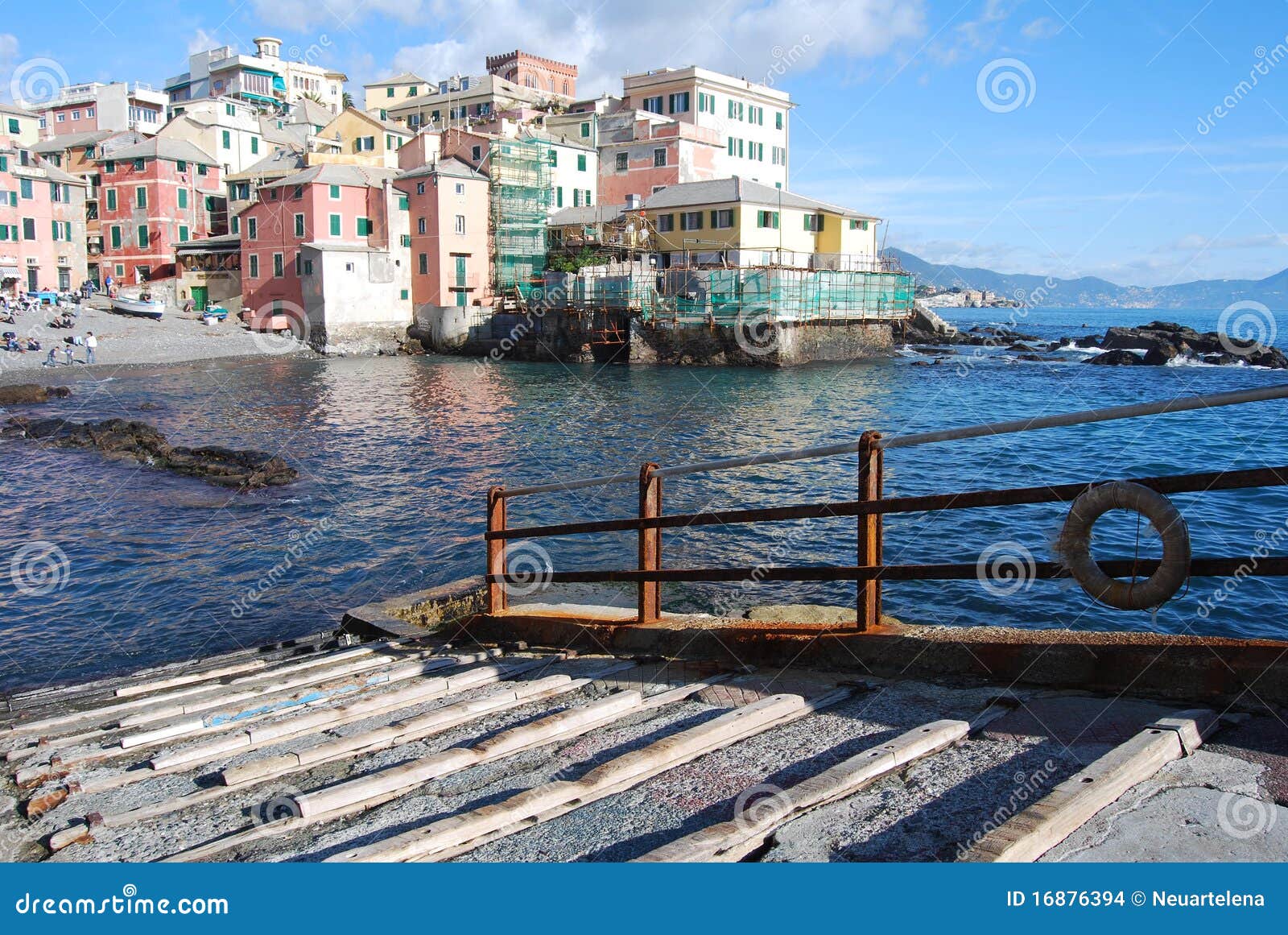 Genua, Ligurien, Italien stockfoto. Bild von farbe, fischer - 16876394