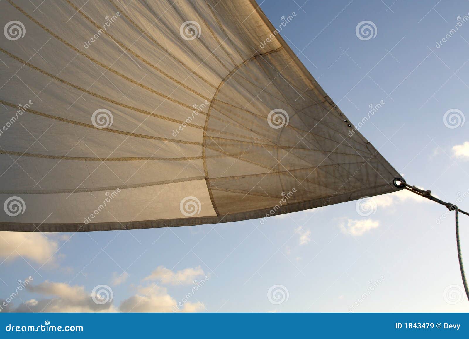 Genua-Segel stockbild. Bild von material, seemann, gewebe - 1843479