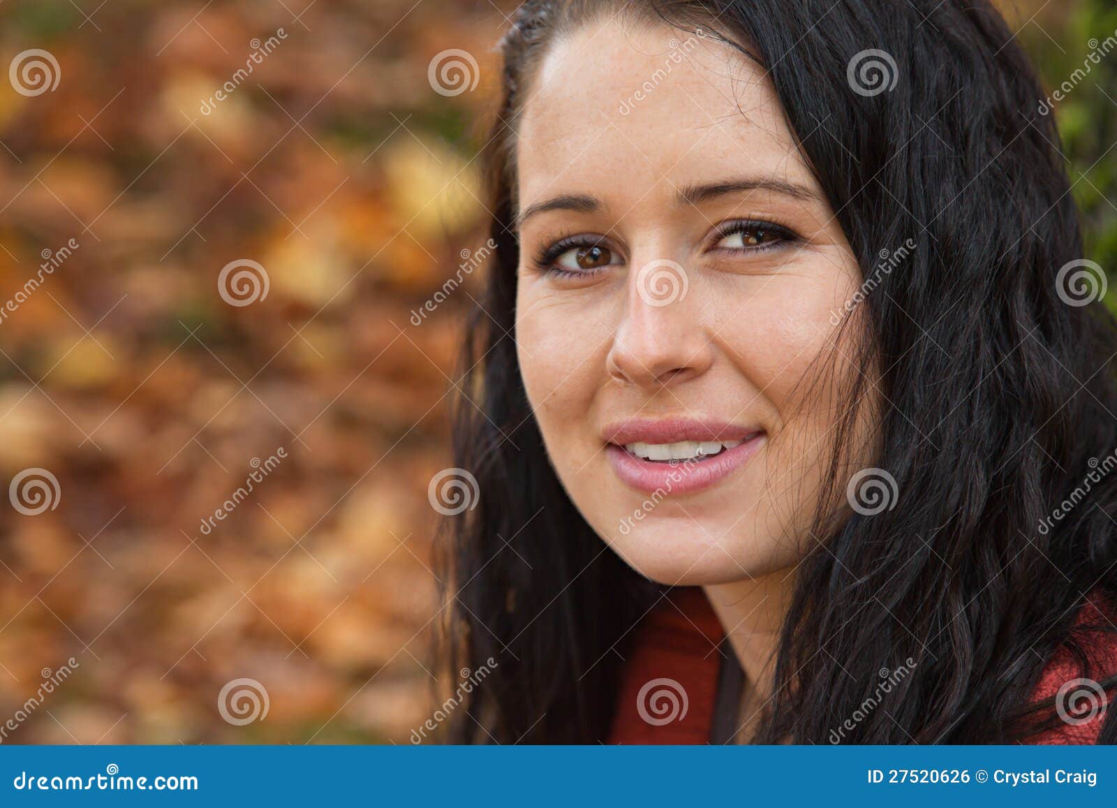 Genuine Eye Contact stock photo. Image of woman, pleasant - 27520626