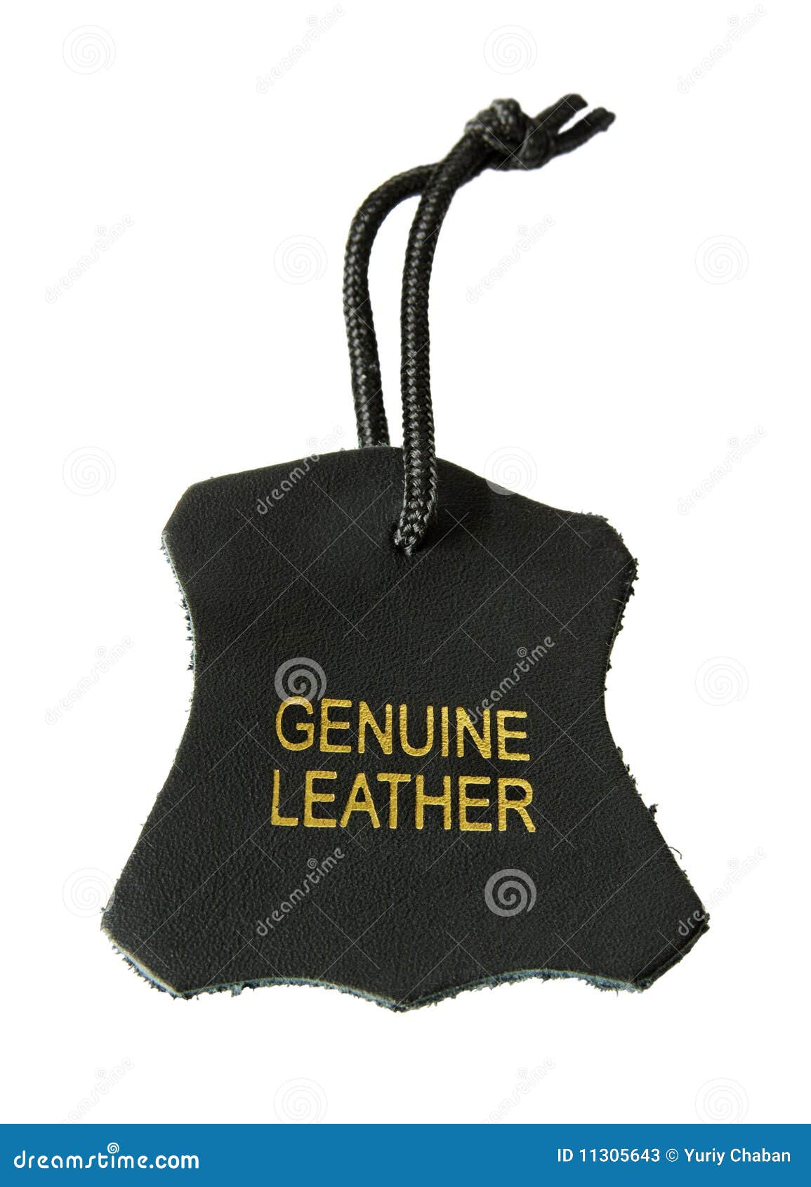 Genuine leather label stock image. Image of medallion - 11305643