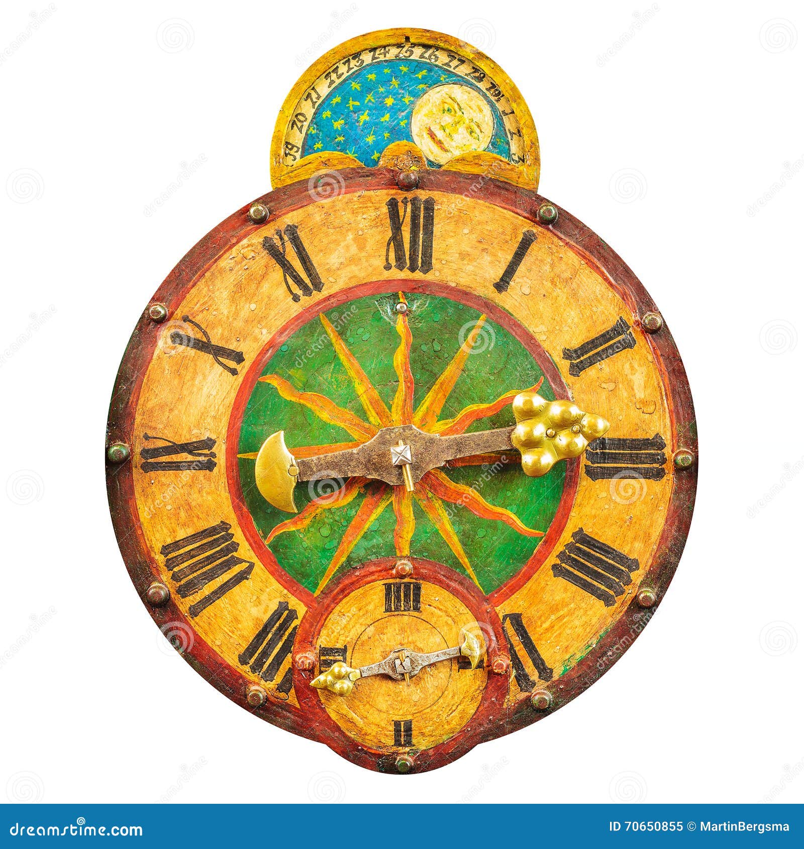 Medieval Clock Of Ulm City Hall Stock Image | CartoonDealer.com #45708403