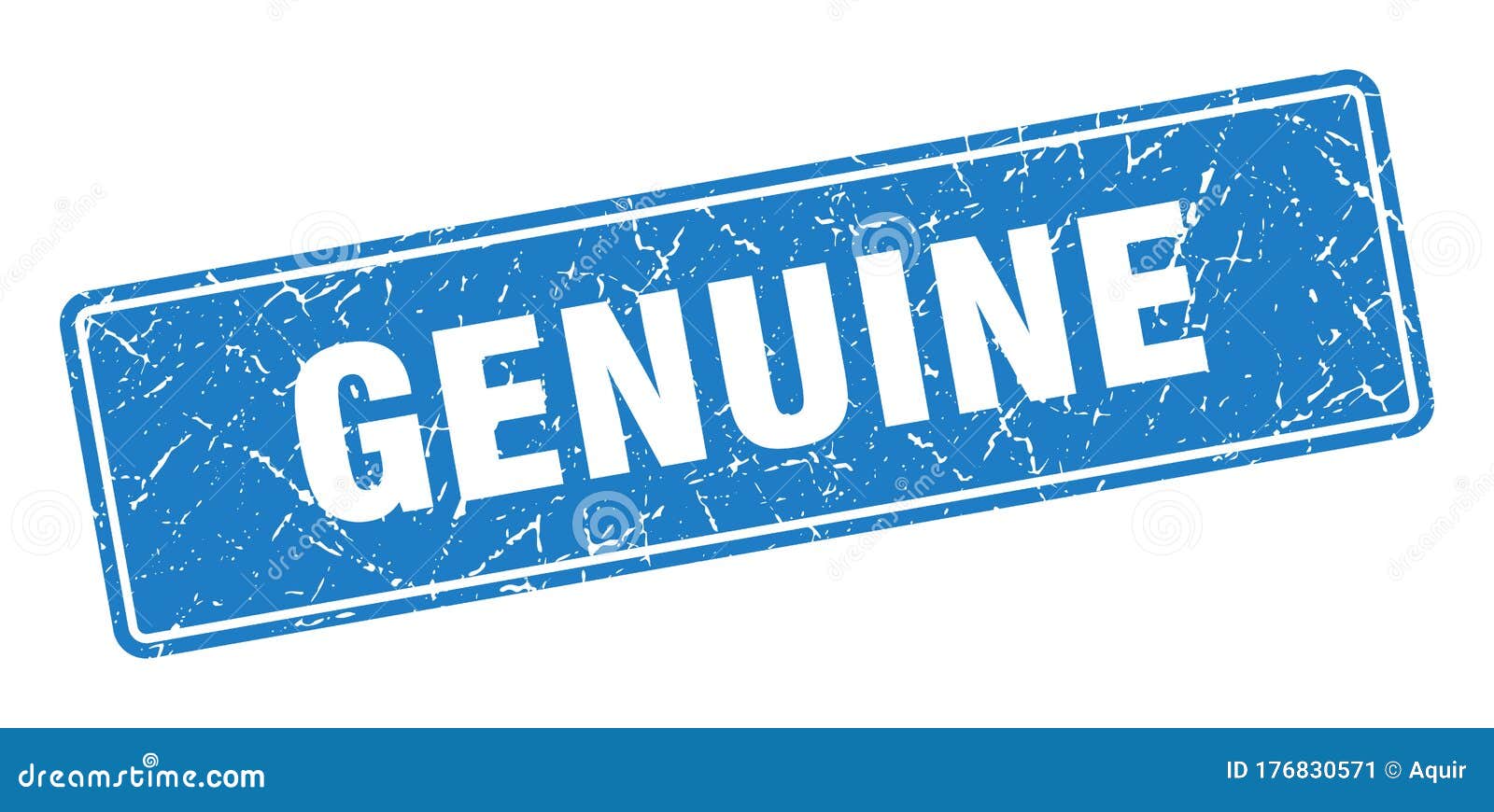 Genuine Sign. Genuine Grunge Stamp Stock Vector - Illustration of ...