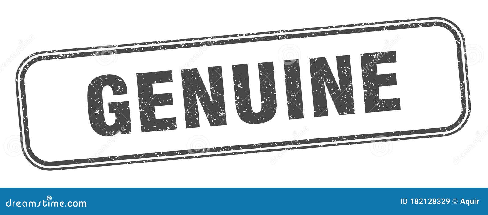 Genuine Stamp. Genuine Square Grunge Sign Stock Vector - Illustration ...