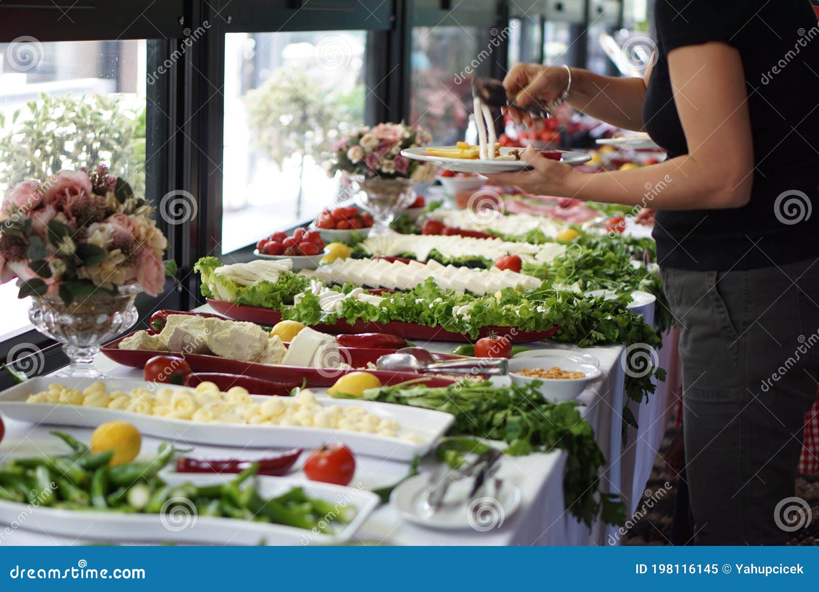 Authentic Turkish Breakfast Spread. Stock Image - Image of fruit ...