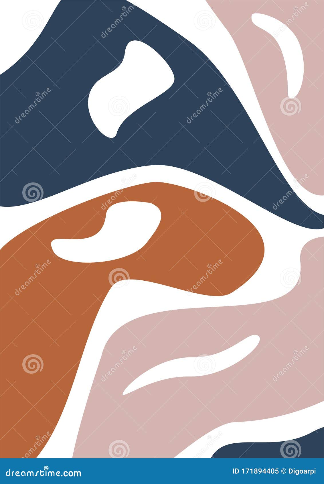 Geo Colors, Abstract Shape on White Background Stock Vector ...