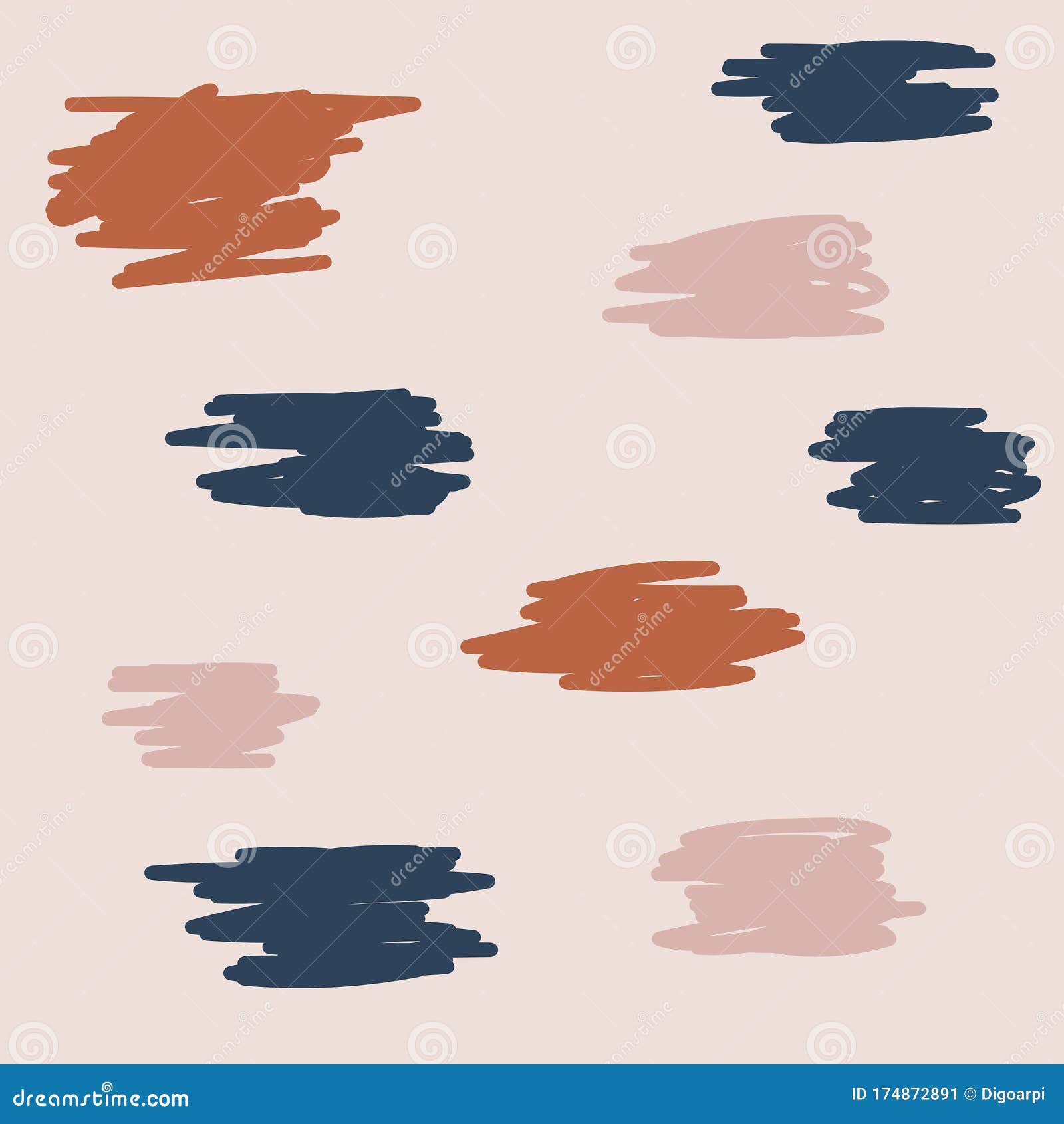 Geo colors, abstract spots stock vector. Illustration of scribble ...