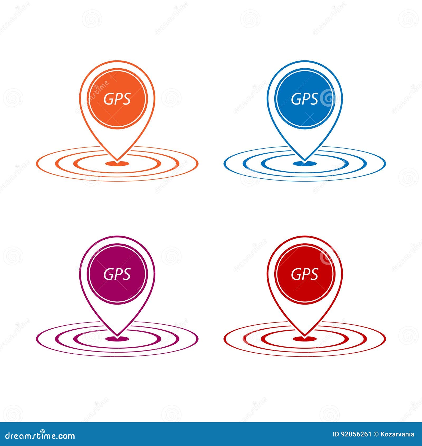 GEO Location icon stock vector. Illustration of point - 92056261