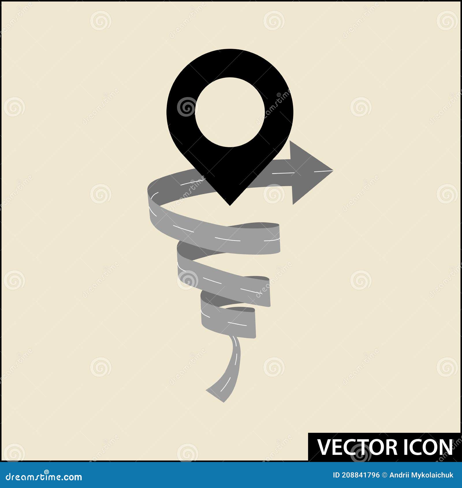 Geo Location Reference Point Vector Symbol Stock Vector - Illustration ...