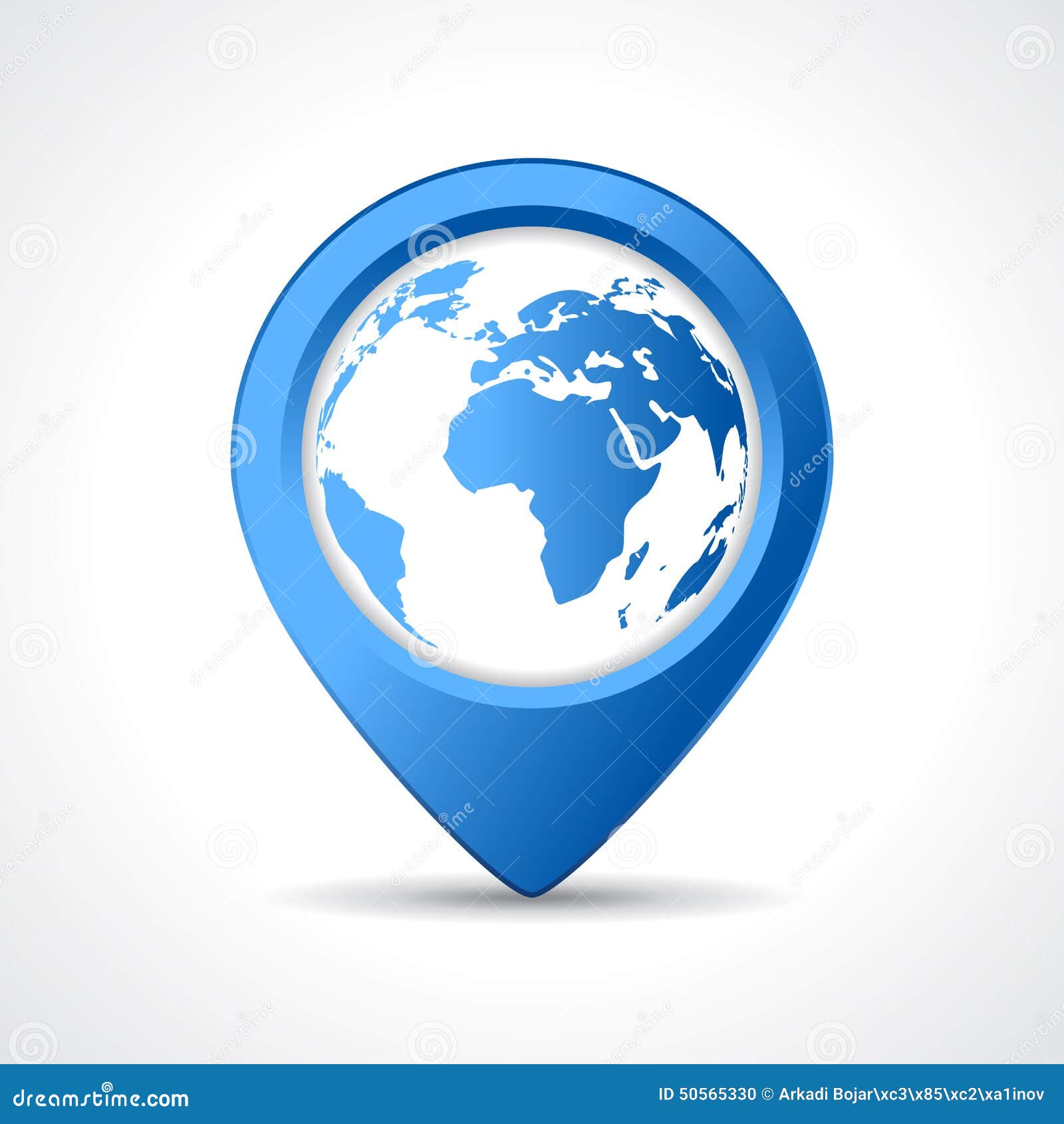 Geo map pin stock vector. Illustration of point, isolated - 50565330