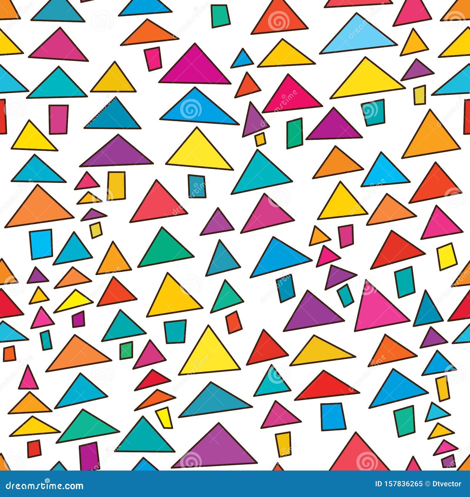 Geo Pine Tree Seamless Pattern Stock Vector - Illustration of decorate ...