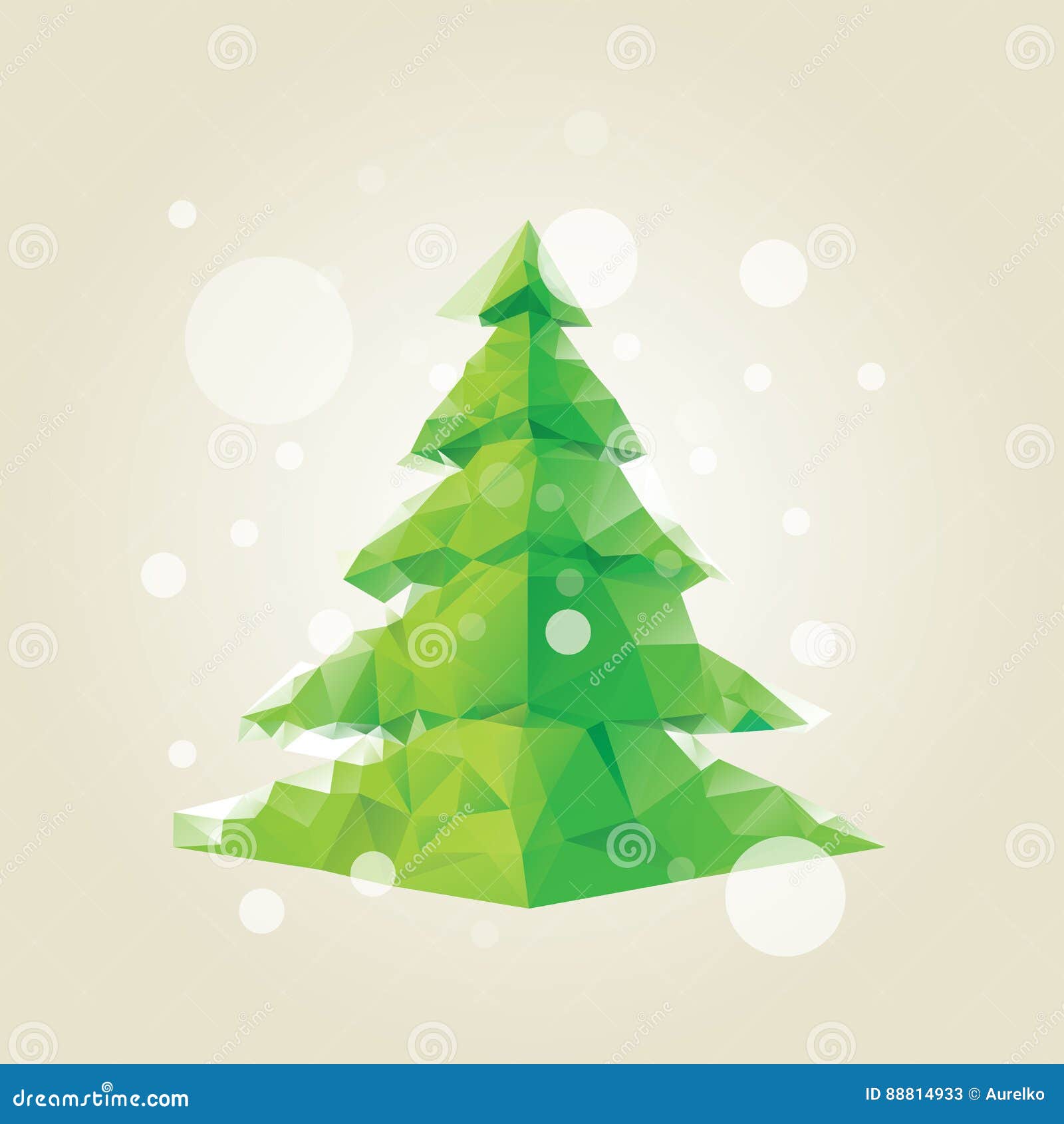 Geo pine stock vector. Illustration of card, celebrate - 88814933