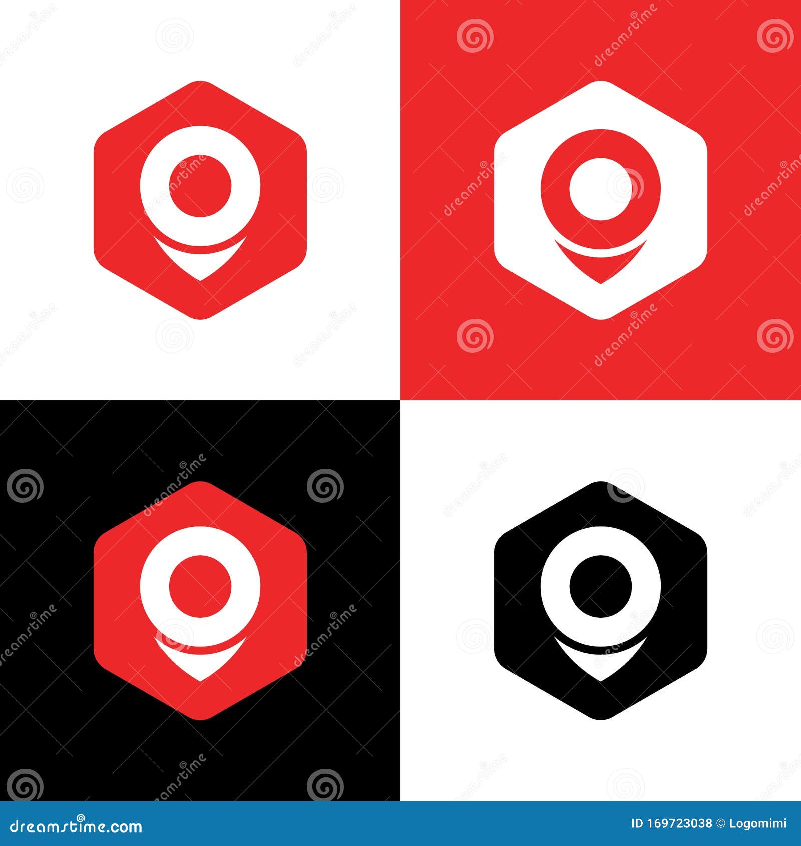 Geo Tag Symbol, Location Pin Icon, Map Pointer Logo Design - Vector ...