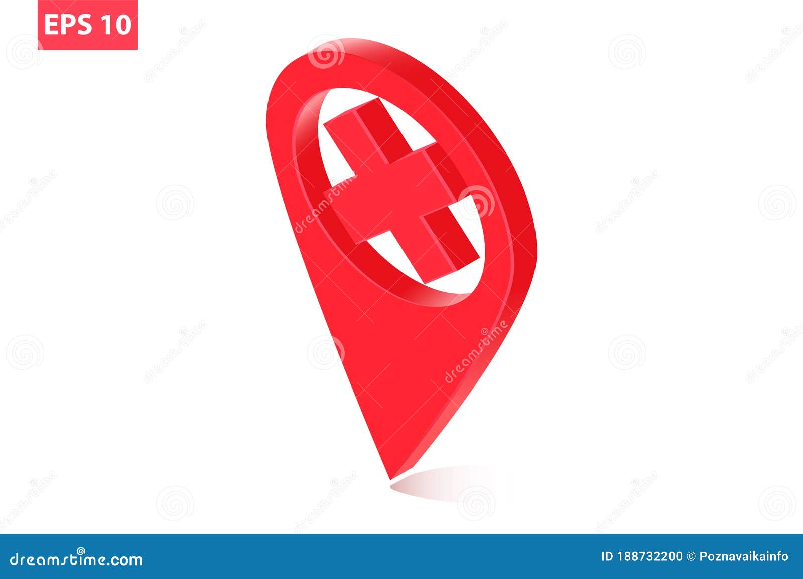 Geo Tag Warning. Glossy Icon Emblem. Isolated on a White Background ...