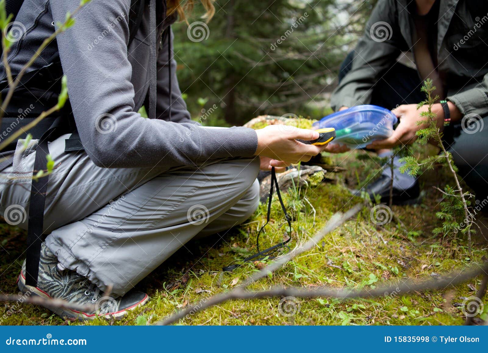 Geocache stock photo. Image of caching, treasure, people - 15835998
